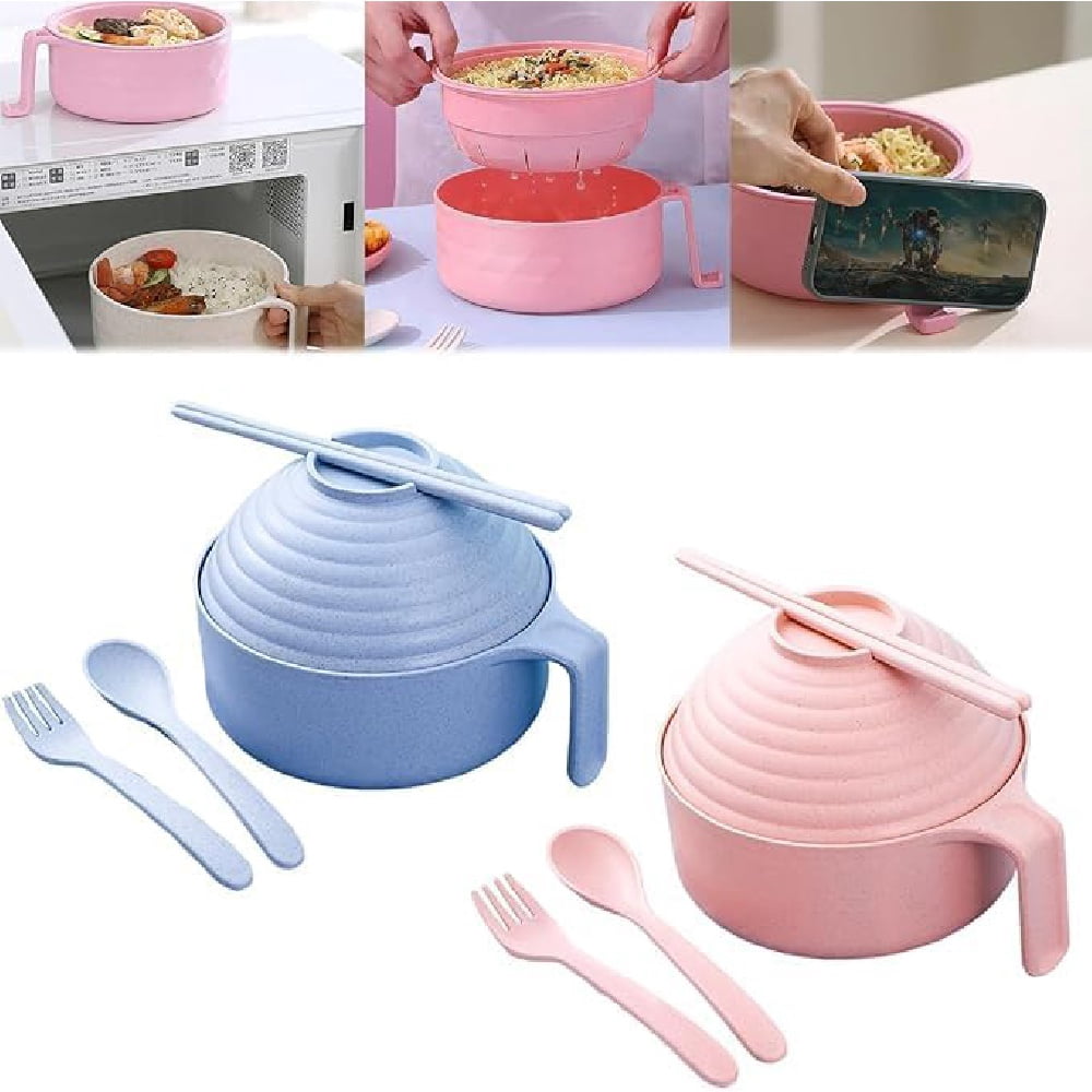 Microwave Ramen Bowl with Strainer, Ramen Noodles Bowl, Ramen Cooker ...
