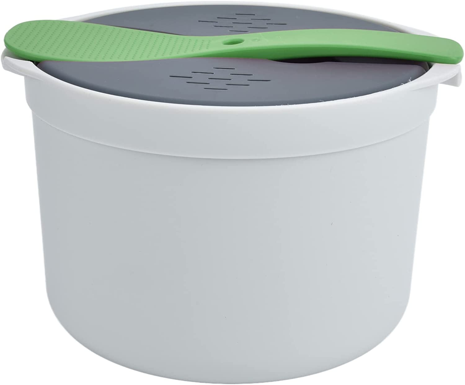 Microwave Rice Cooker, 2L Microwave Rice and Pasta Cooker Food Grade PP ...