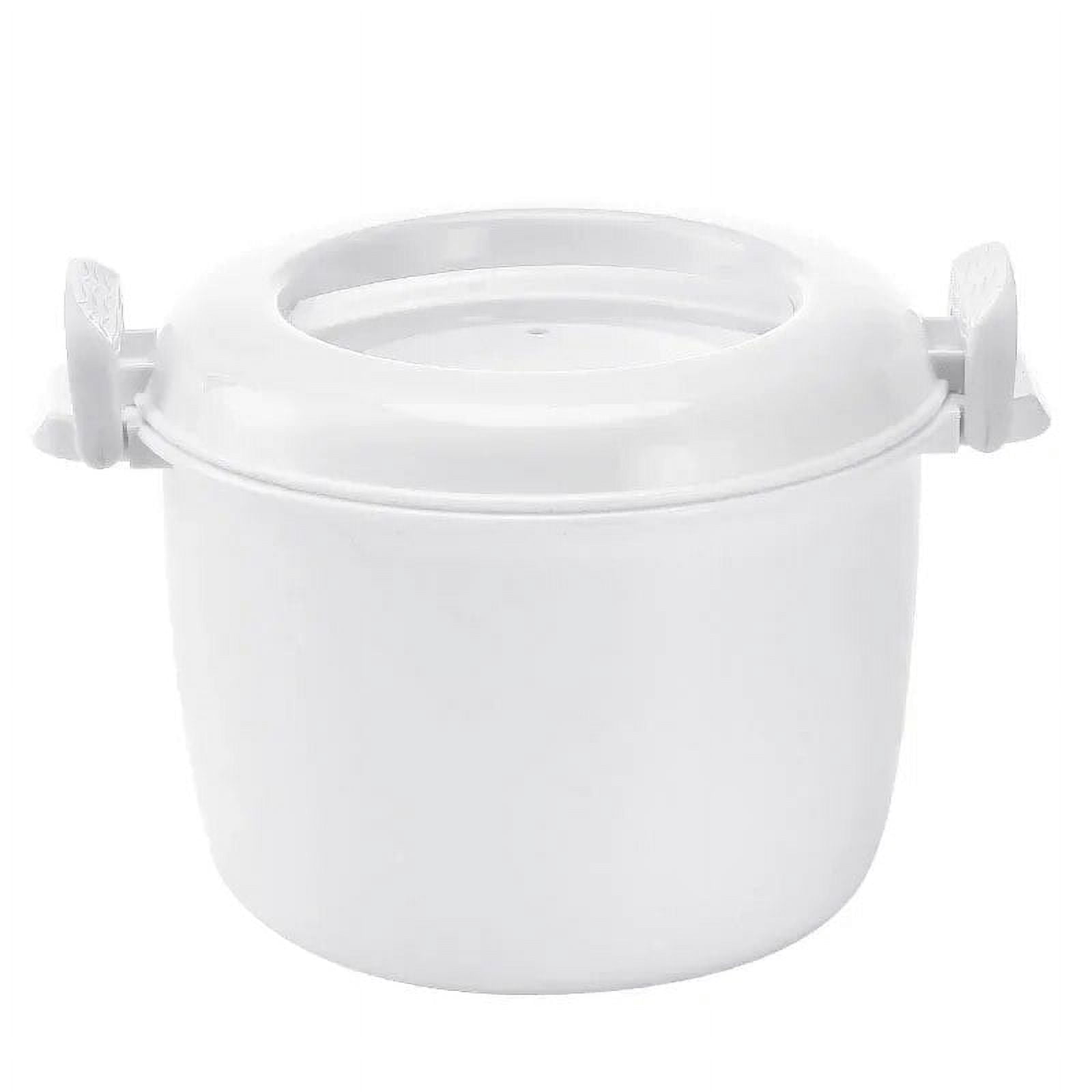 Microwave Rice Cooker Steamer Pot Pastamaker Oven Veggie Vegetable Bowl ...