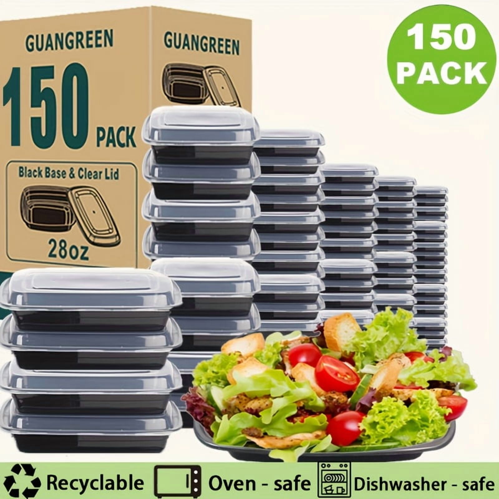 [Microwave Safe Food Containers] Microwave Safe 28oz Rectangular ...