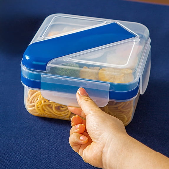 Microwave Safe Plastic Lunch Box with Leak Proof Lid for Outdoor ...