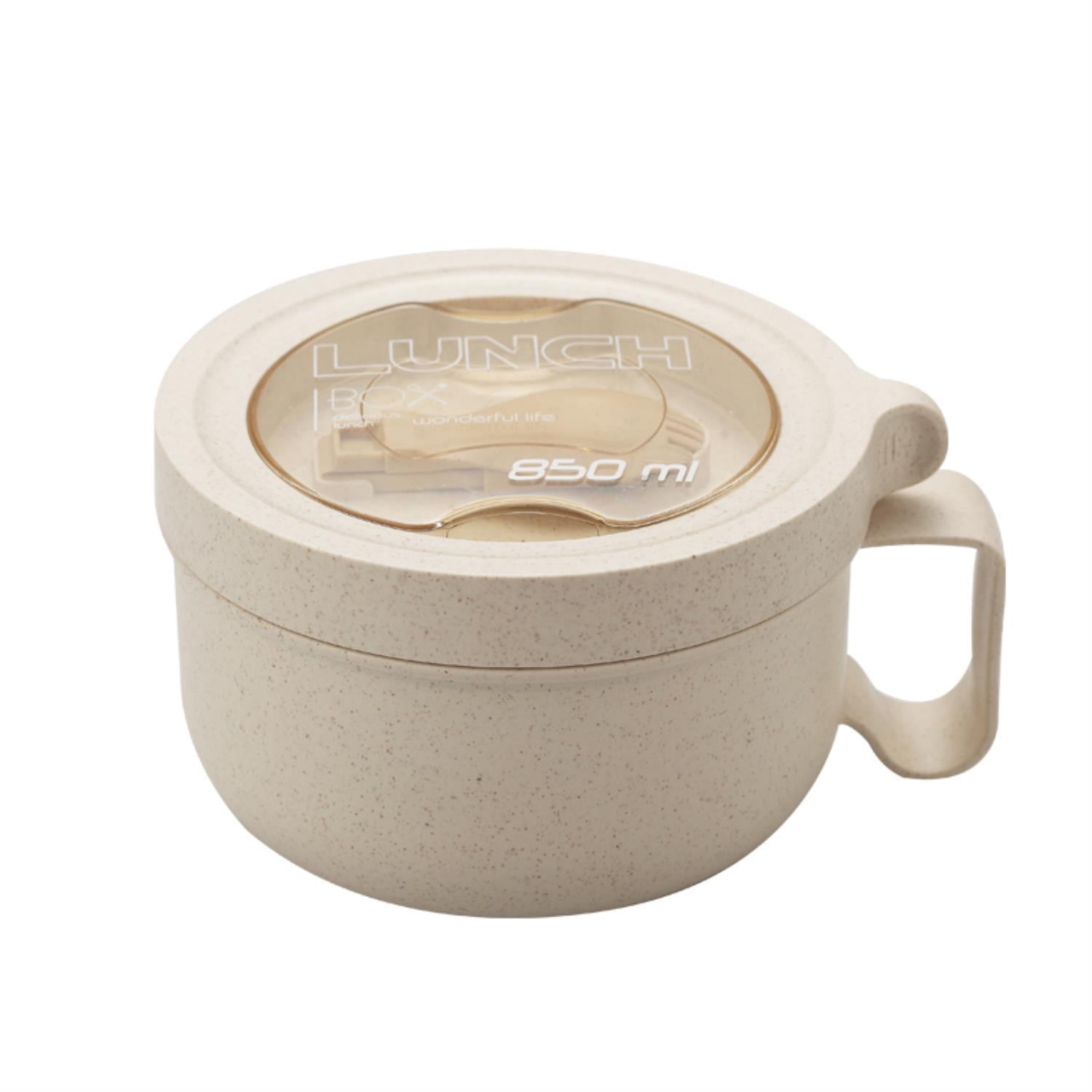 Microwave Safe Soup Mug with Lid and Handle, 28.7Oz Ramen Noodle Bowl ...