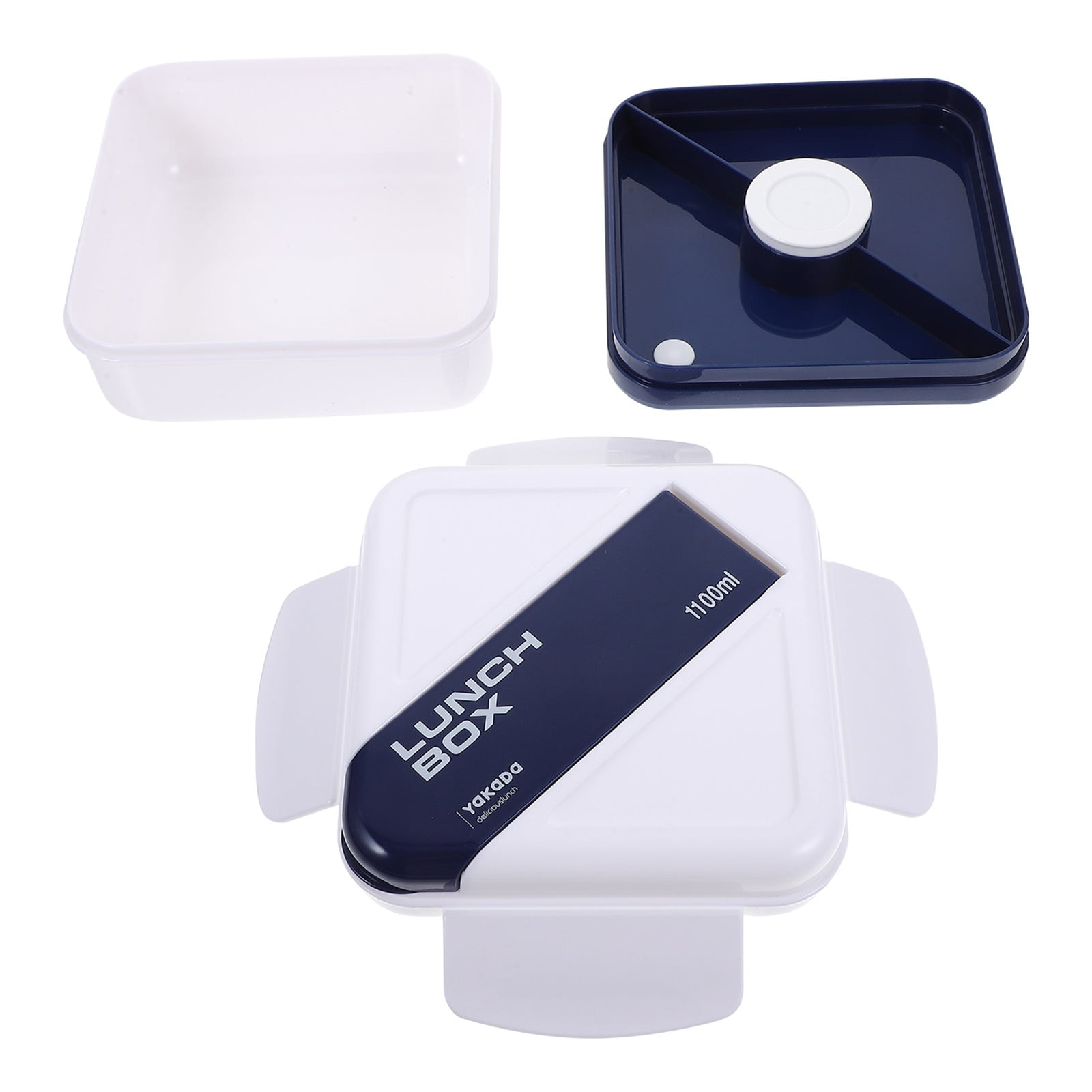 Microwave Salad Lunch Box Camping Accessories Bento Food Storage Lunch ...