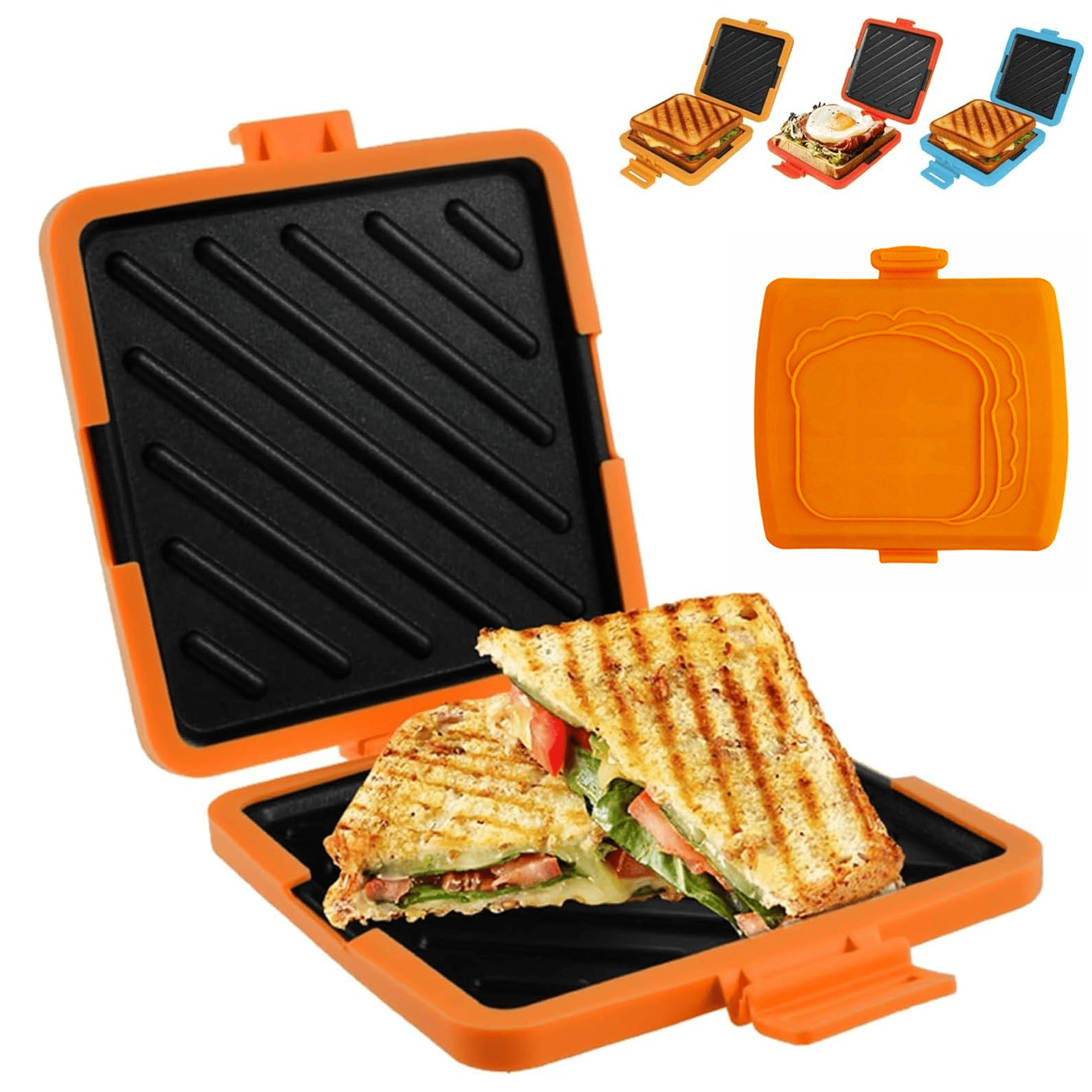 Microwave Sandwich Maker,Microwave Toastie Sandwich Grilled Cheese ...