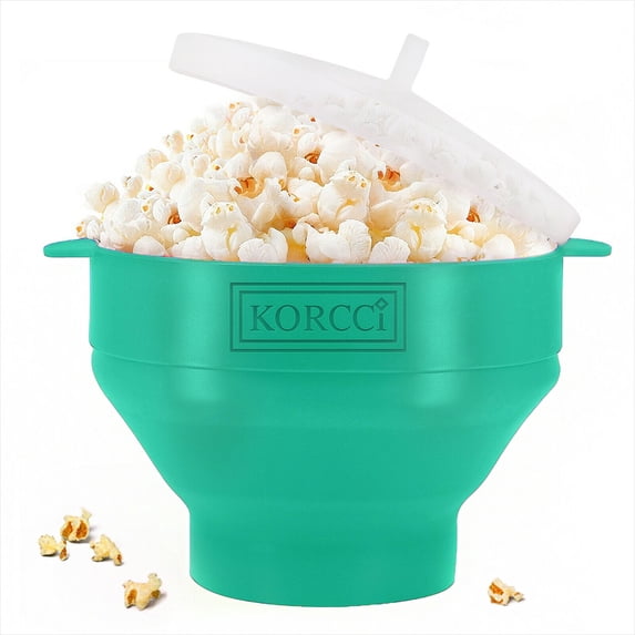 Microwave Silicone Popcorn Popper Maker Collapsible Bowl Hot Air ...