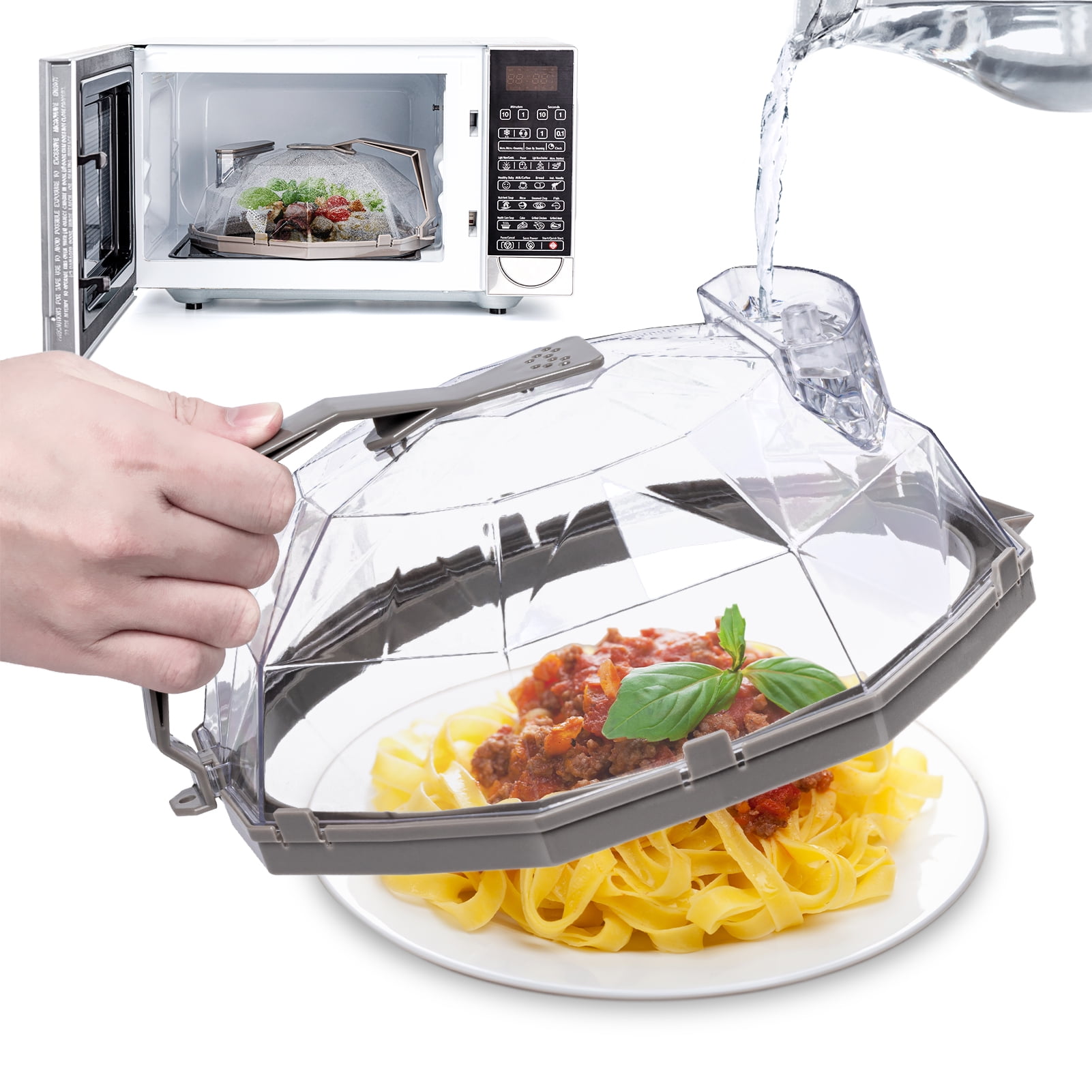 Microwave Splatter Cover, Diamond Shape Microwave Cover for Food with ...