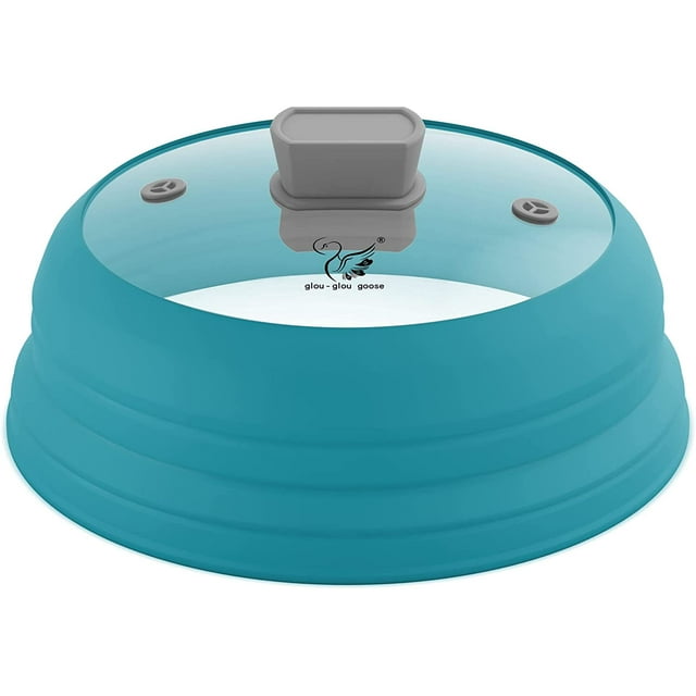 GLOU-GLOU GOOSE BPA Free Microwave Splatter Cover, Anti-Scald Silicone ...