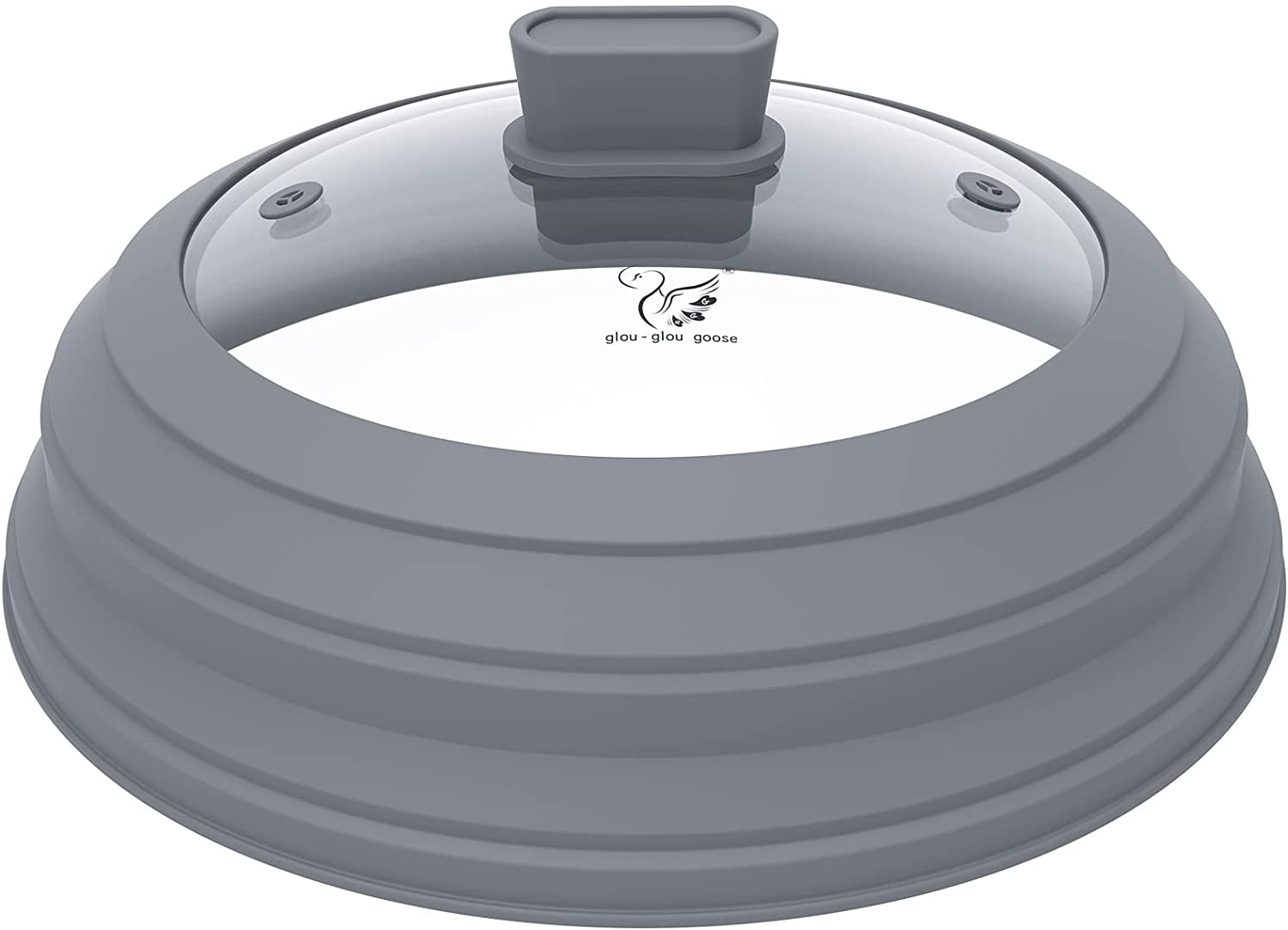 GLOU-GLOU GOOSE BPA Free Microwave Splatter Cover, Heat Resistant Glass ...