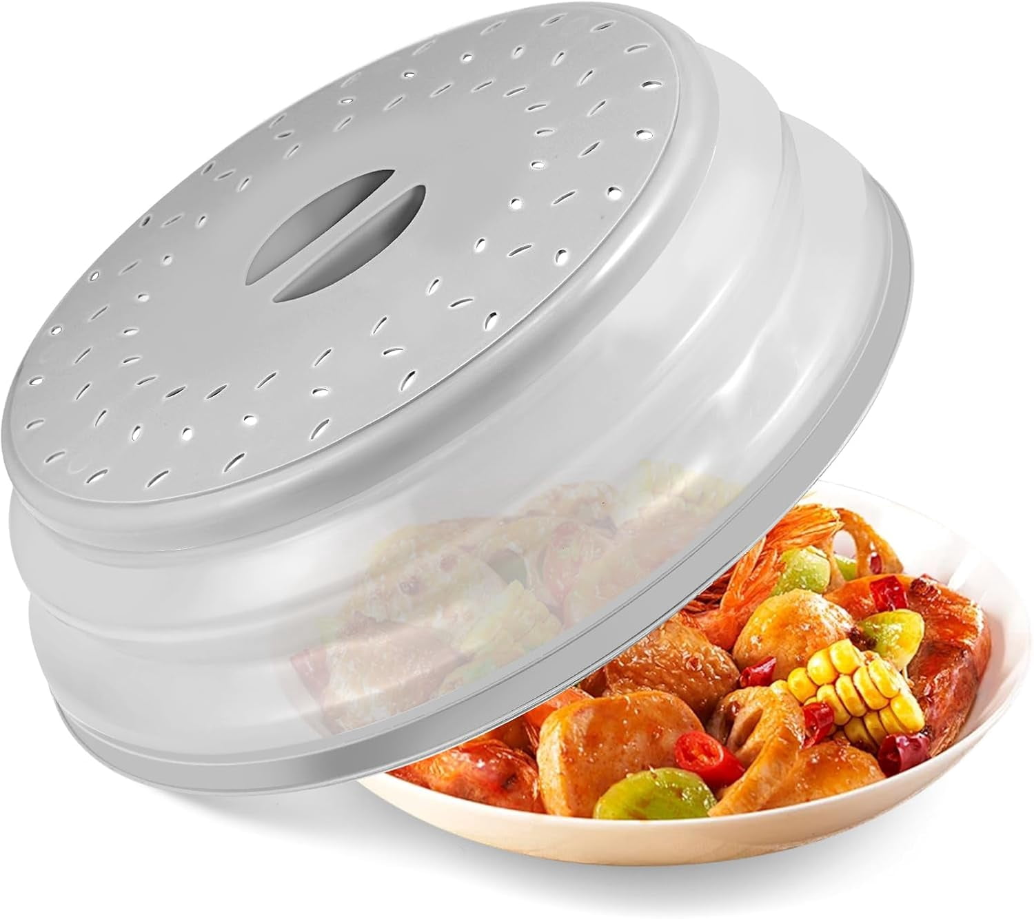Microwave Splatter Cover, Microwave Cover Vented for Food, Microwave ...