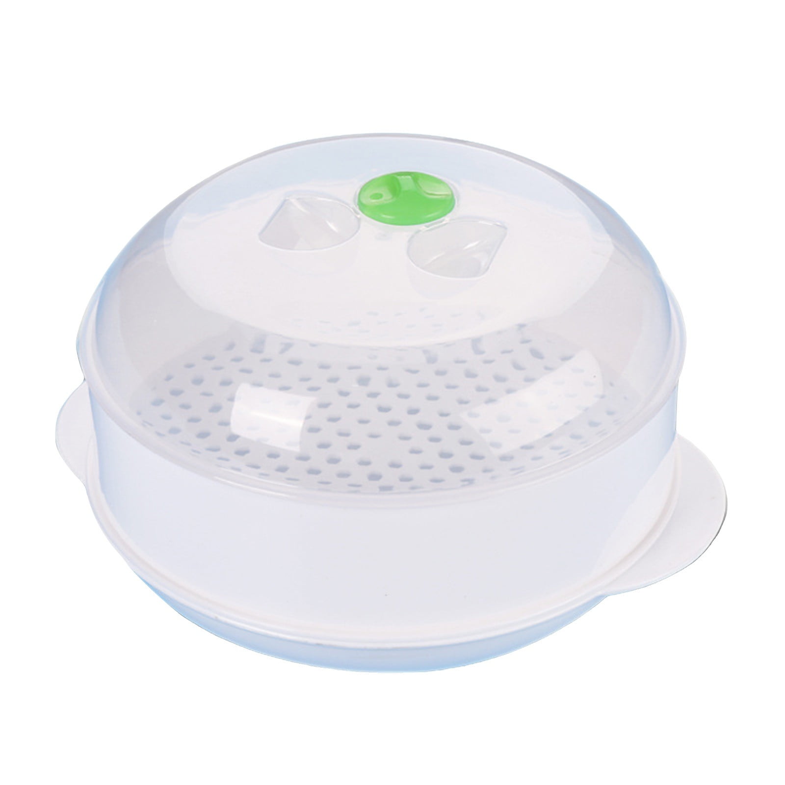 Microwave and Oven Safe Food Steamer Container with Lid for Cooking ...
