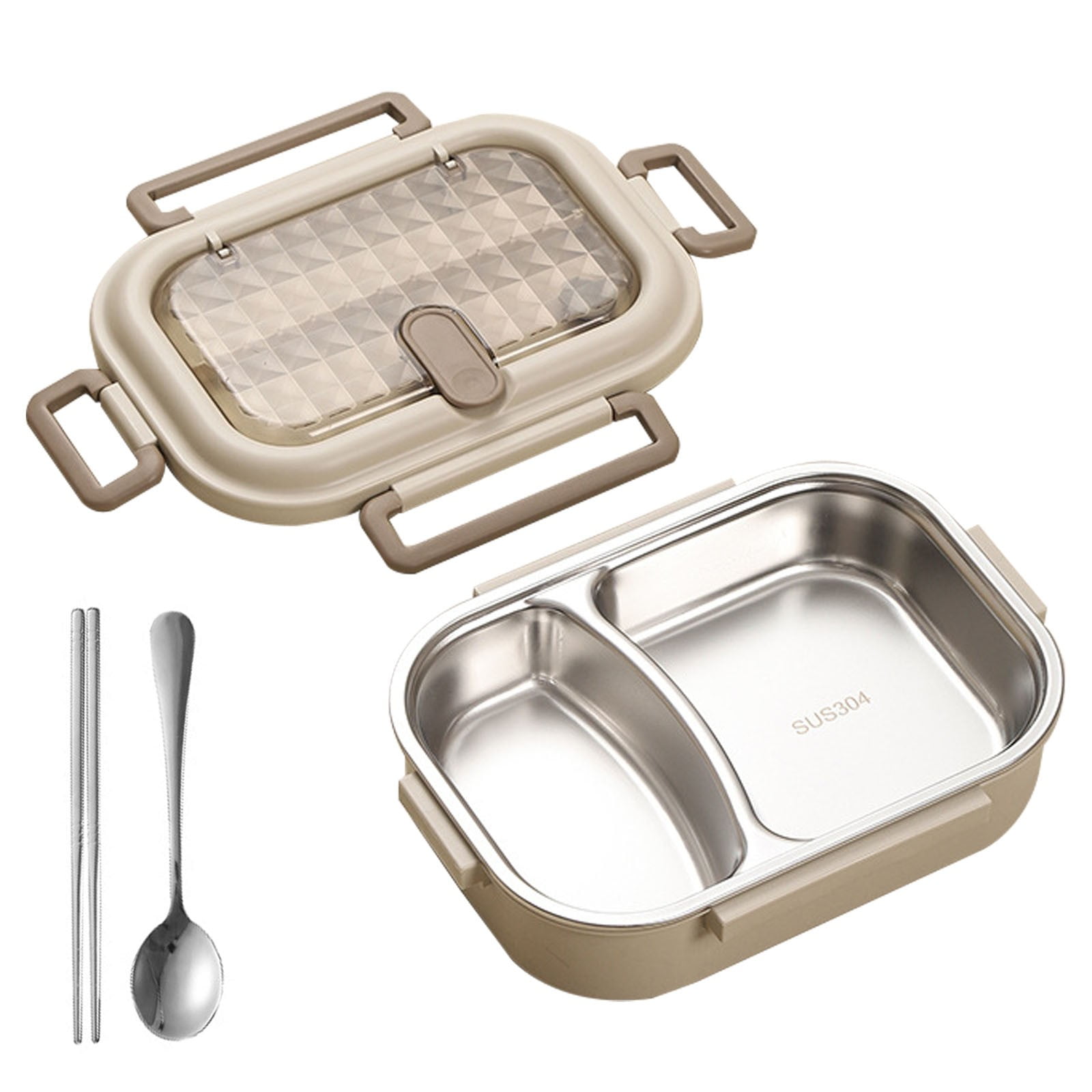 Microwaveable Stainless Steel Insulated Bento Box, Lunch Box Containers ...