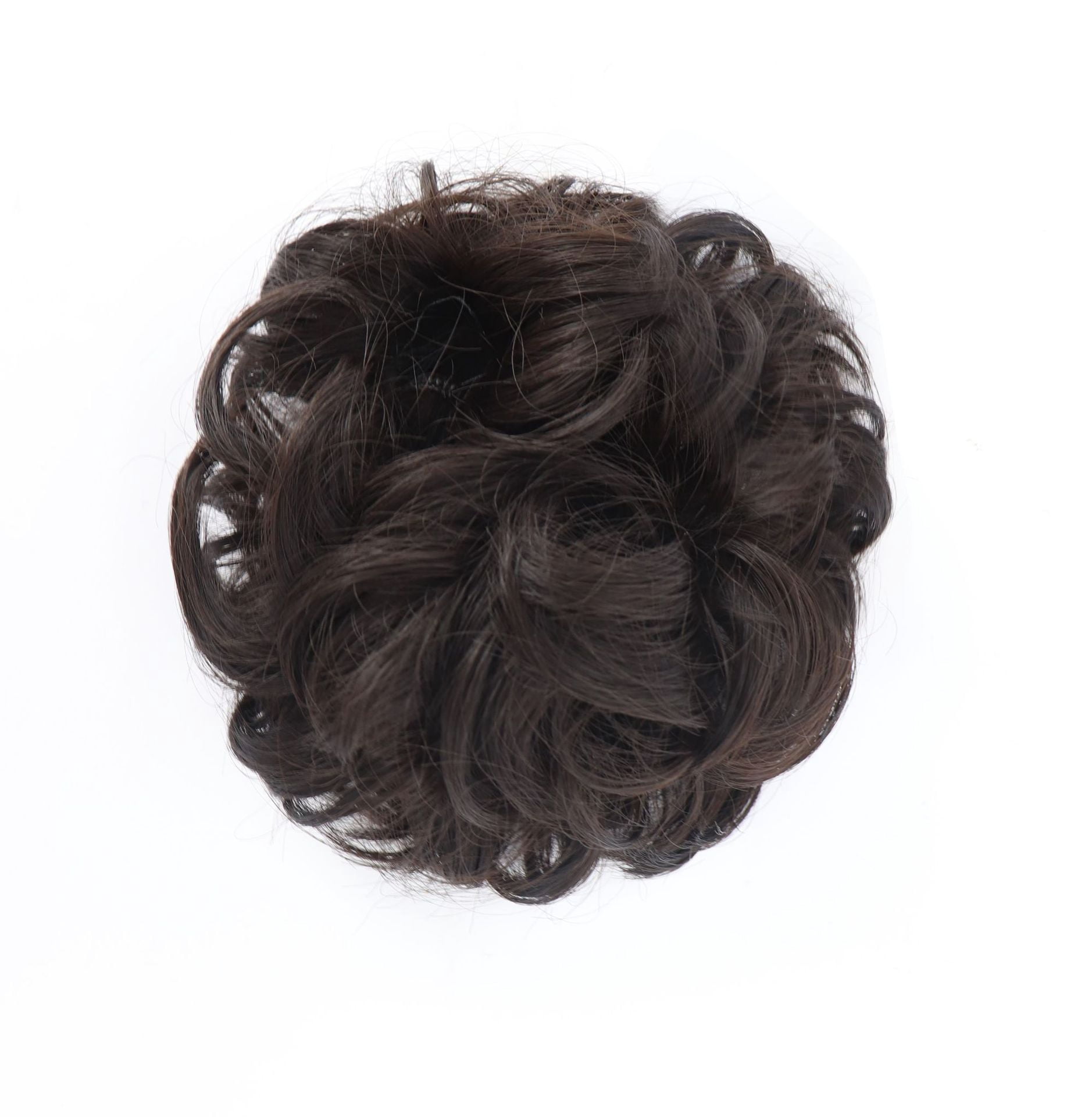 Mictong women's synthetic fake hair bun, with a diameter of about 4.73 ...