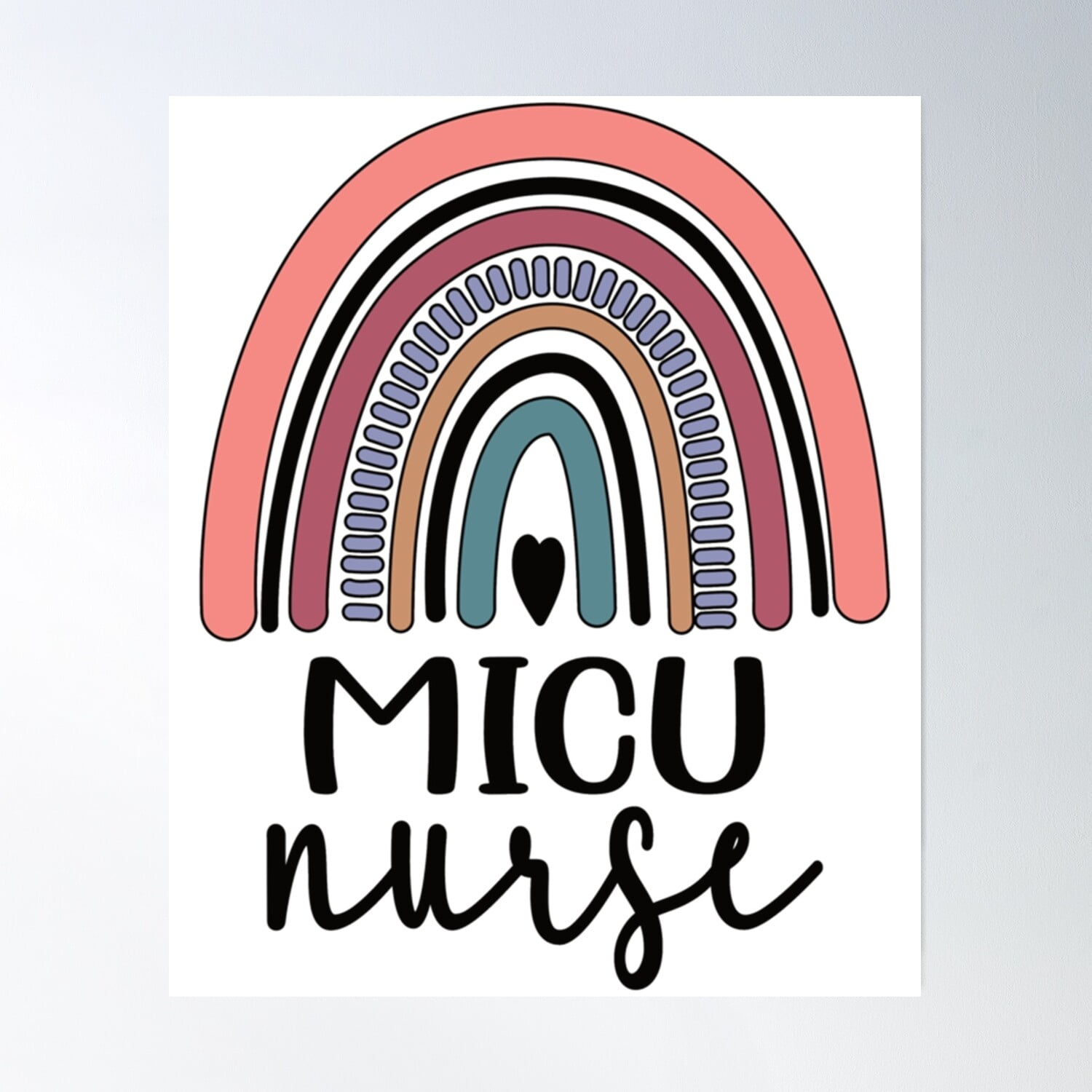 Micu Nurse Medical Intensive Care Unit Icu Nurse Classic . Poster Wall ...