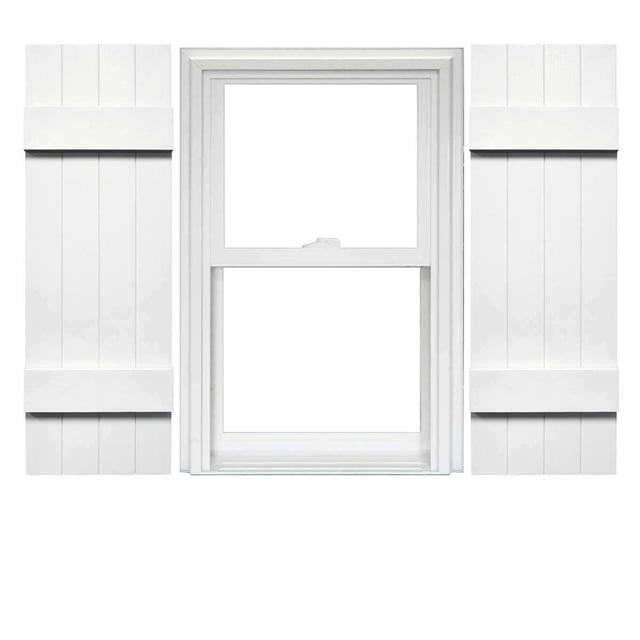 Mid America 4 Board and Batten Joined Vinyl Shutters (1 Pair) In Stock ...