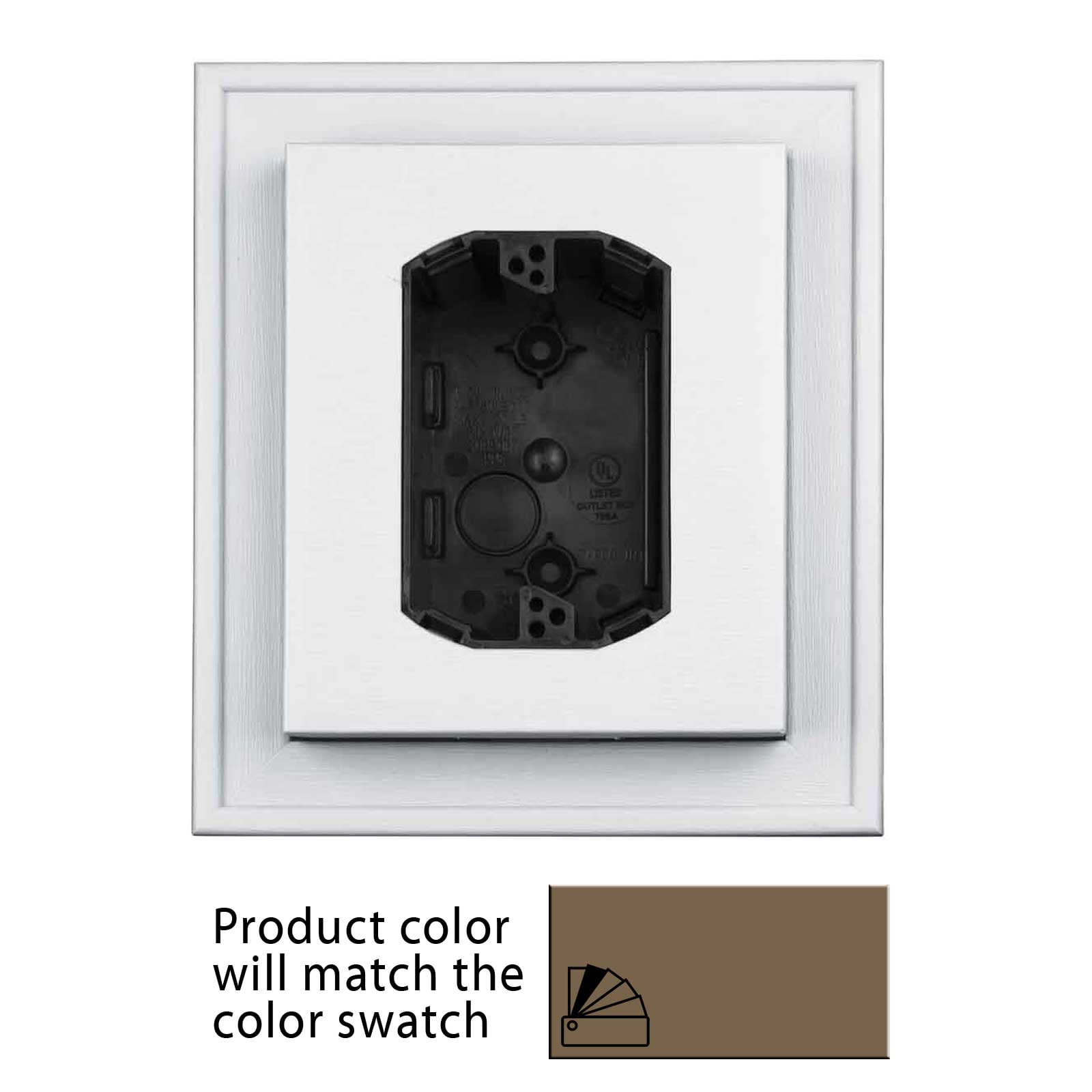 Mid America Vinyl Electrical Mounting Block (In Stock Now) - Walmart.com