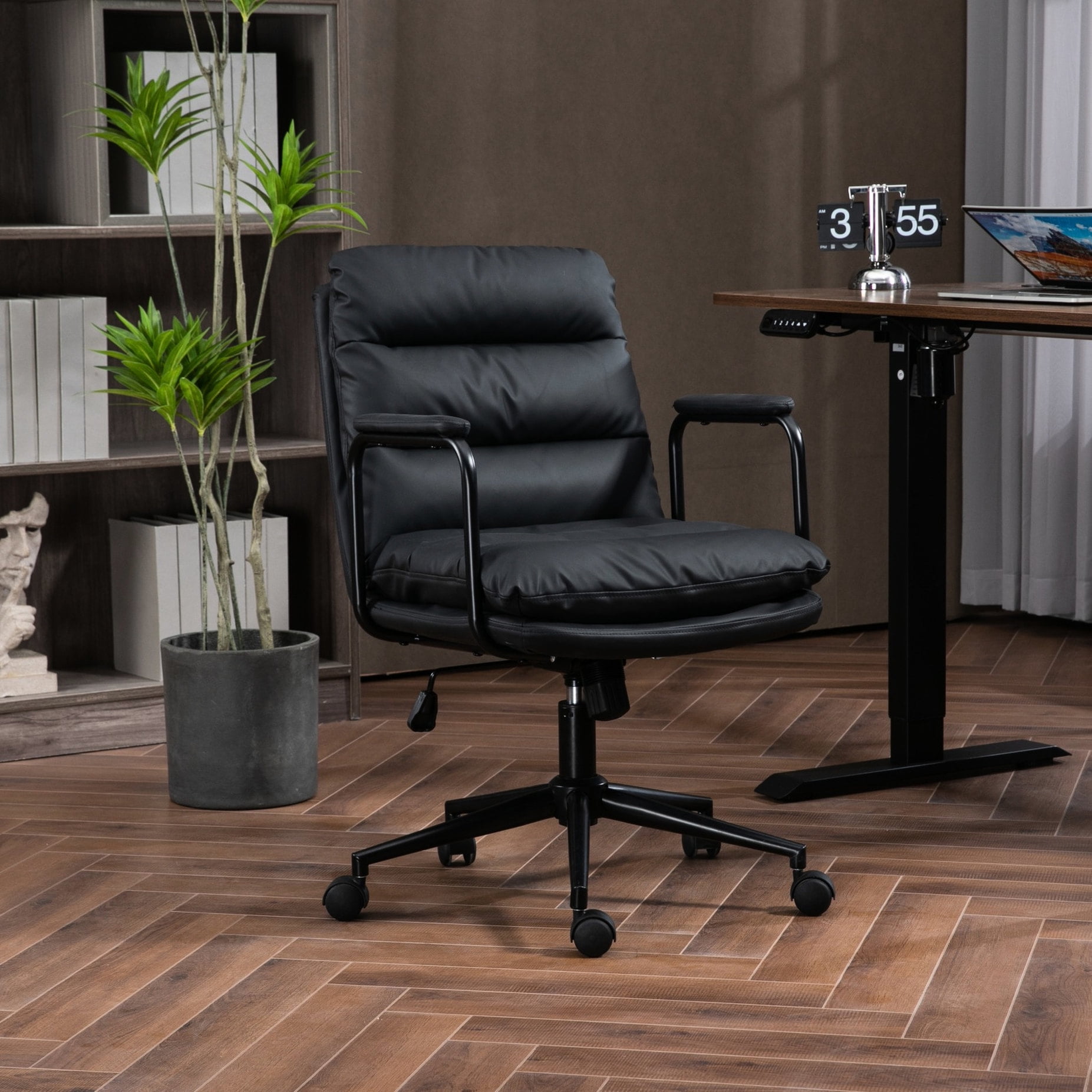 Mid - Back Office Chair+360° Swivel Seat" - "Office Operations+Flexible ...