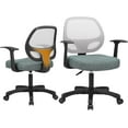 Mid-Back Small Office Chair - Adjustable Ergonomic Desk Chair 360 ...