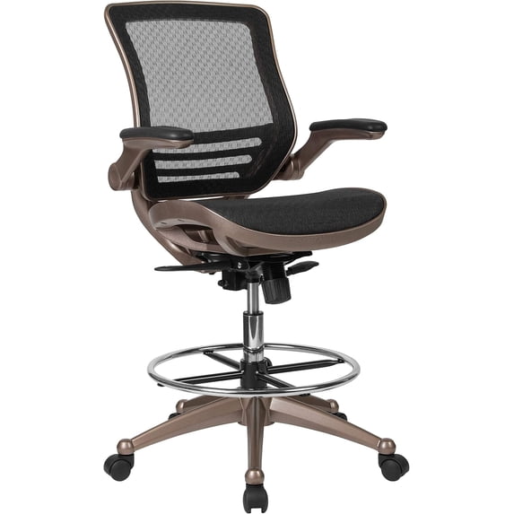 Mid-Back Swivel Office Chair with Adjustable Foot and Seat Height ...
