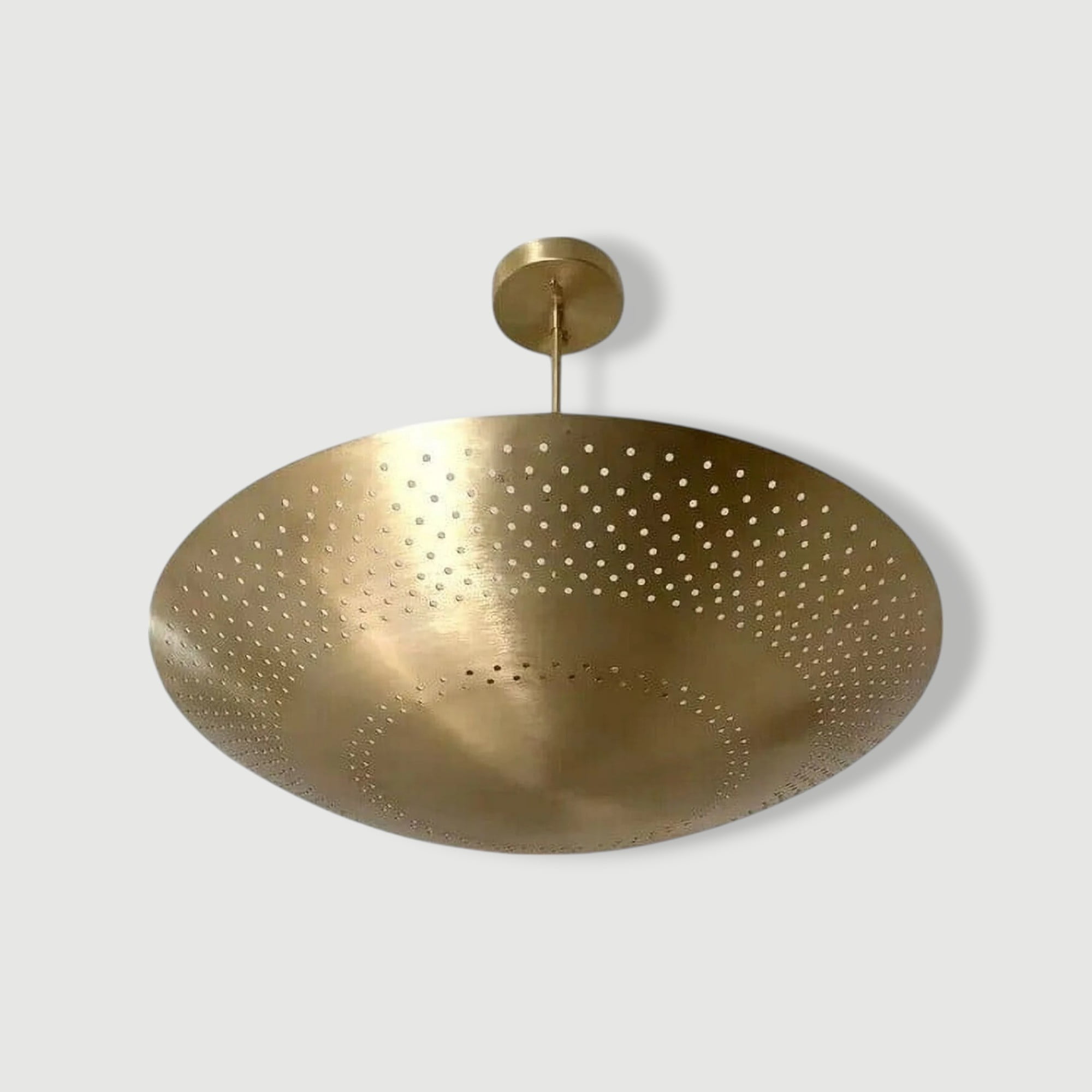 Mid Century 3 Light Stilnovo Style Modern chandelier Raw Brass ceiling ...