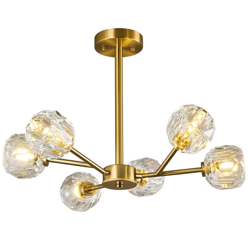 Modern Gold Ceiling Light Crystal Chandeliers for Kitchen island ,Foyer ...