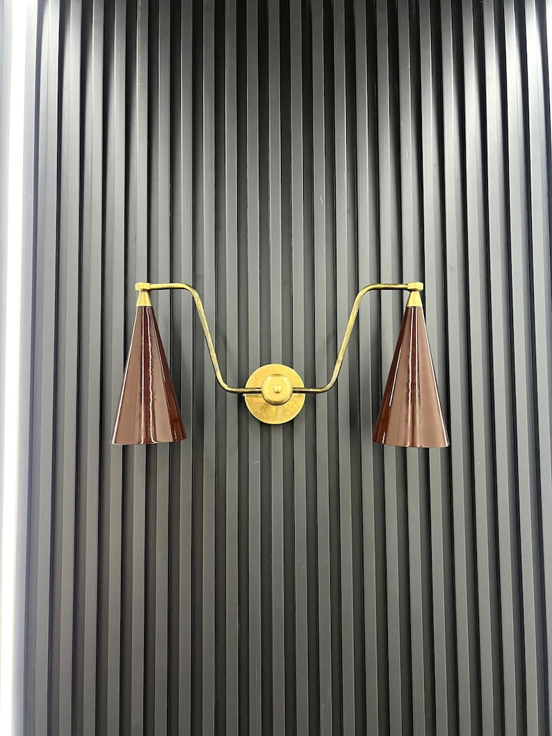 Mid-Century Design Wall Sconce Timeless Elegance Light Handcrafted ...