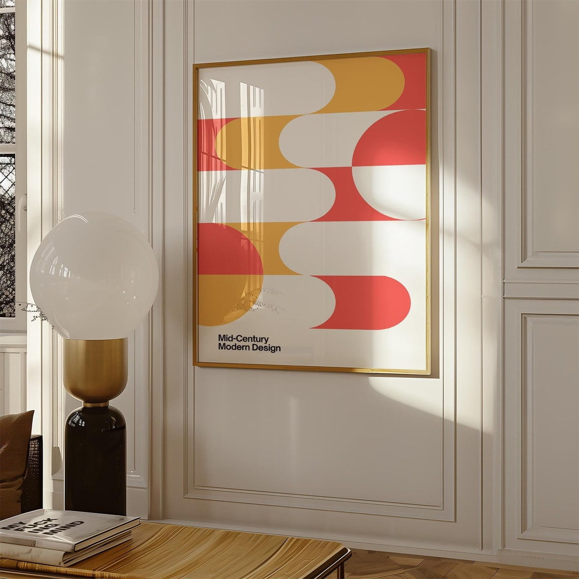 Mid-Century Living Room Art Modern Design Wall Art For Living Room ...
