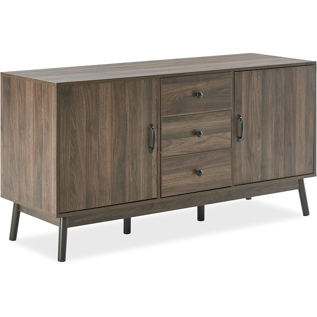 Mid Century Modern 57 Inch Sideboard Kitchen Buffet TV Stand ...