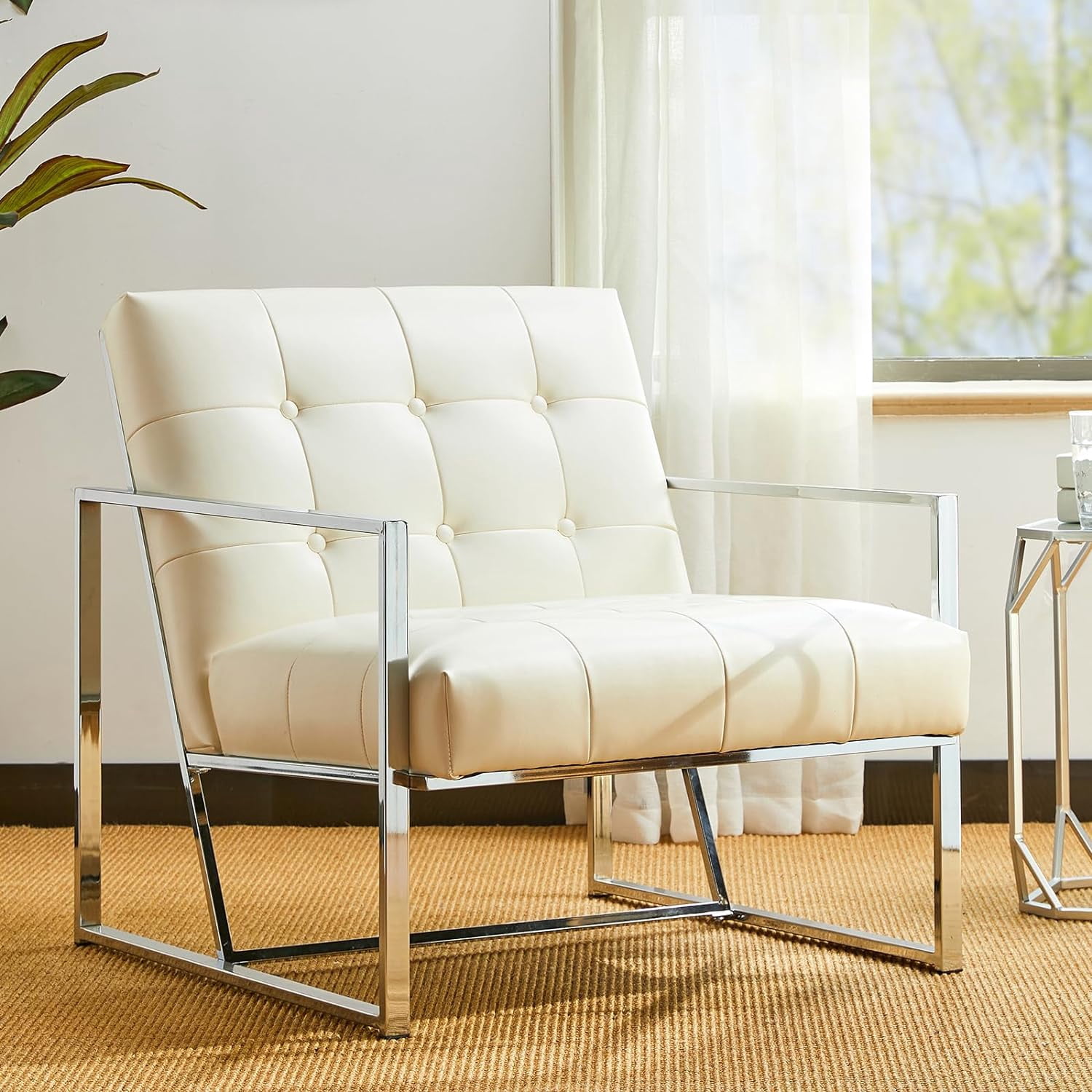 Mid Century Modern Accent Chair Modern Living Room Chairs with Durable ...