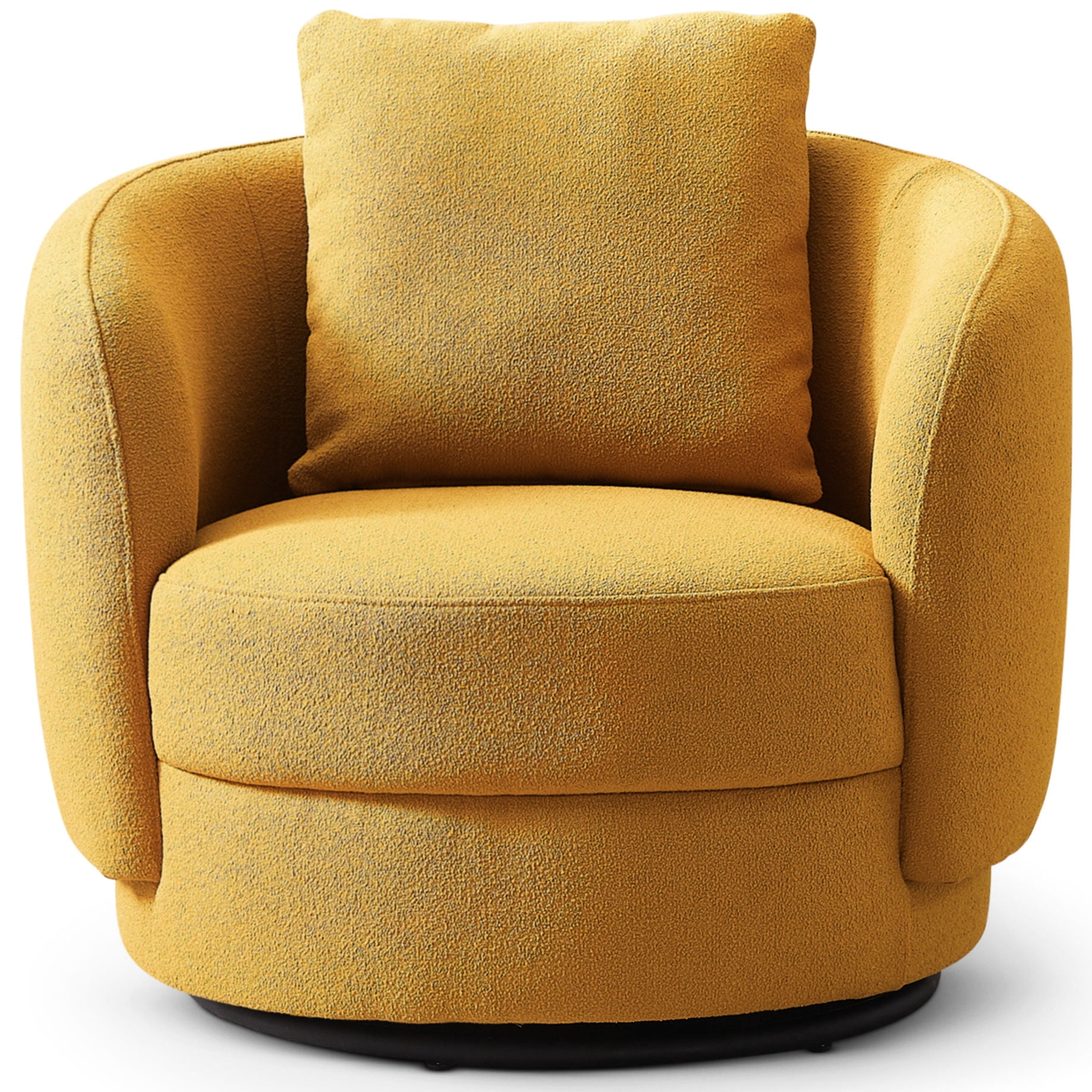 Mid - Century Modern Boucle Lounge Chair | Comfort in Universal Spaces ...