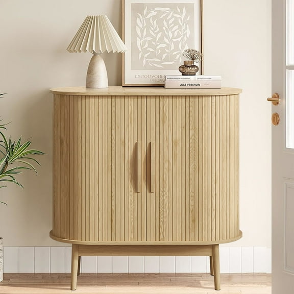 59" Buffet Sideboard Cabinet with Storage, Wooden Large Credenza with ...