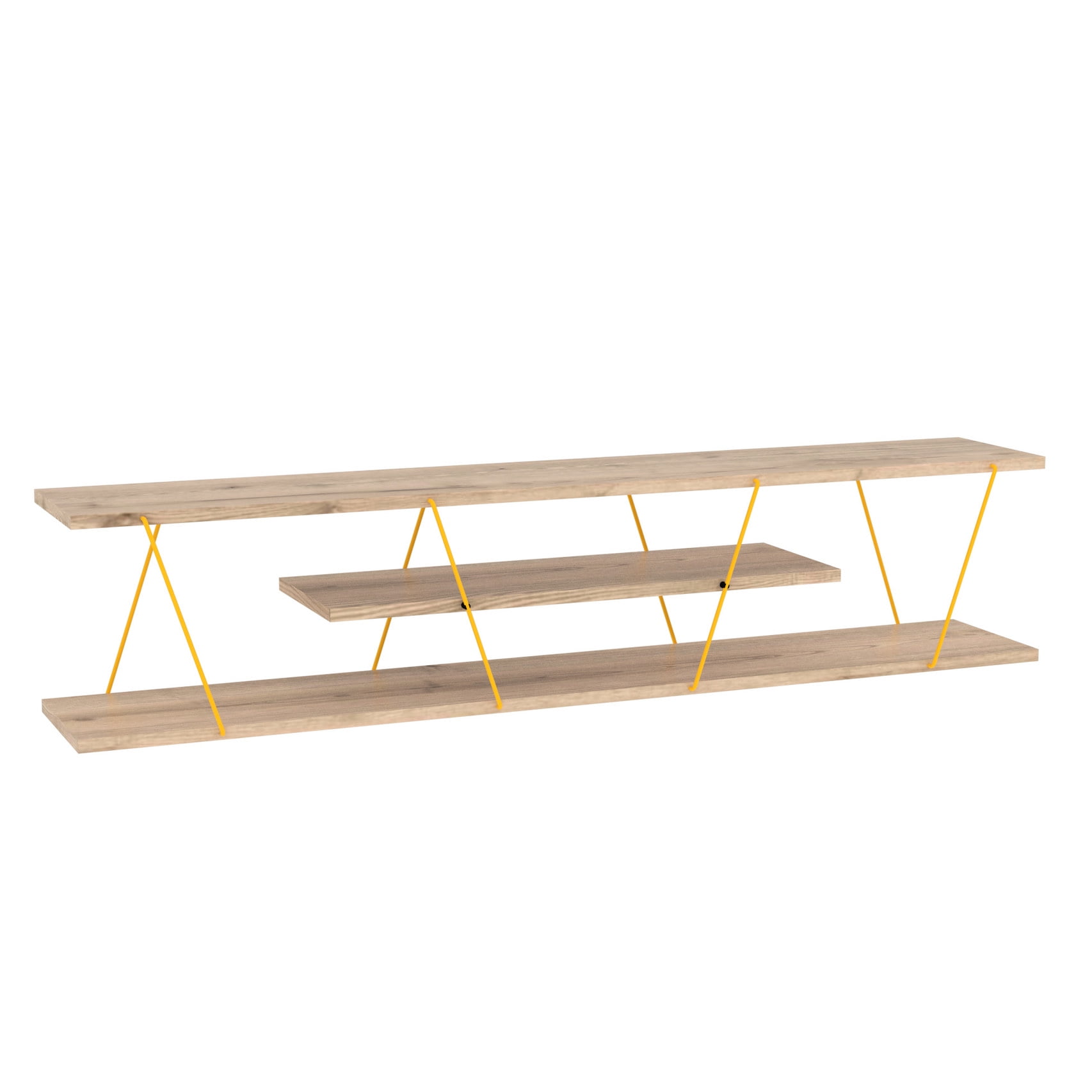 Mid - Century Modern Design with Open Storage - 56 - inch TV Stand for ...