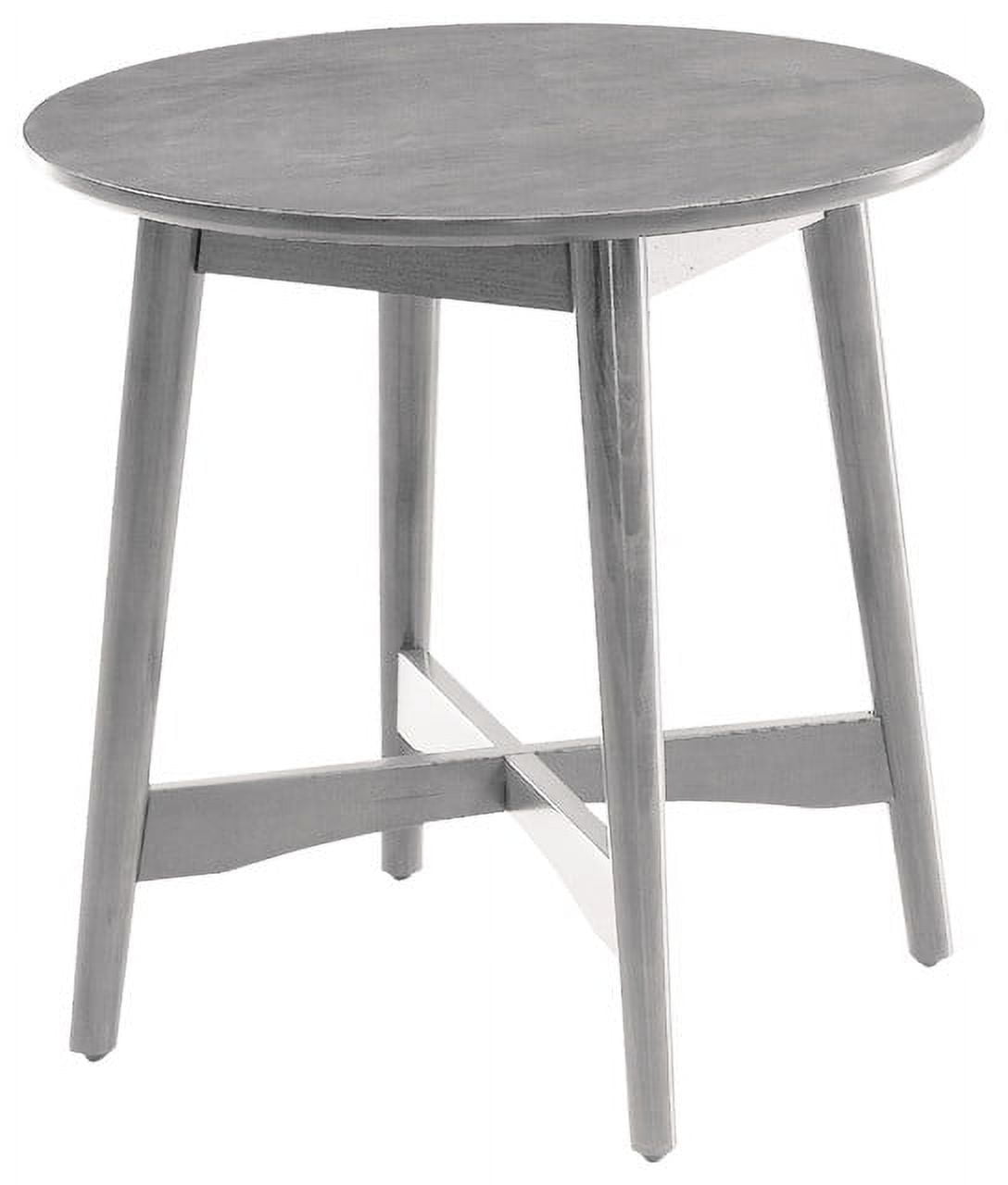 Benzara Mei Mid-Century Modern End Table, Gray - Walmart.com