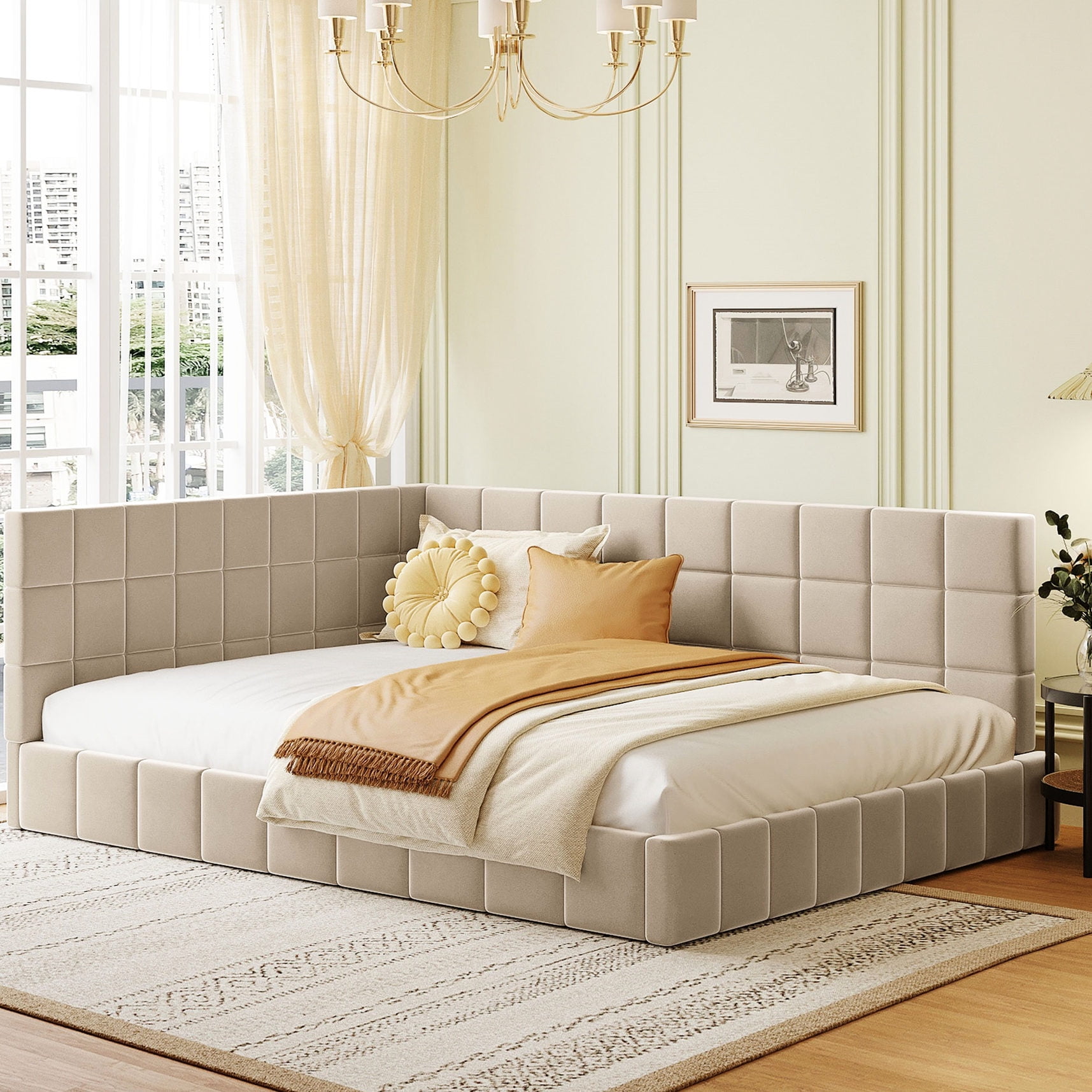 Mid - Century Modern Full Daybed, Switchable Bed Sofa / Create Cozy ...