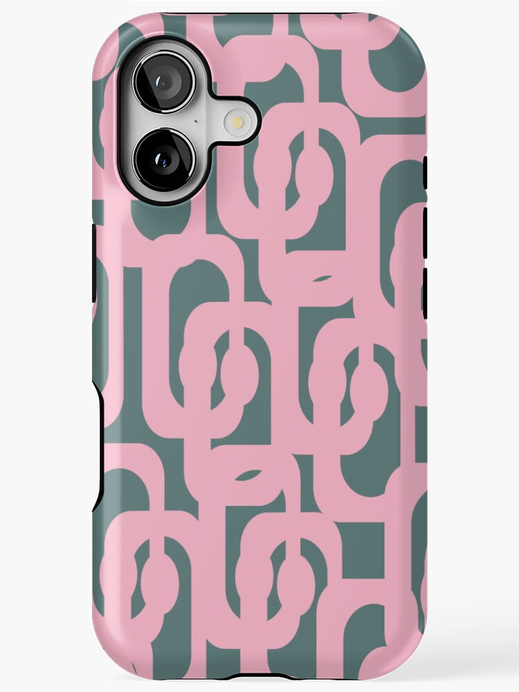 Mid Century Modern Loop Groovy Pattern iPhone Case 11 12 13 14 15 16 17 Pro Max - Walmart.com