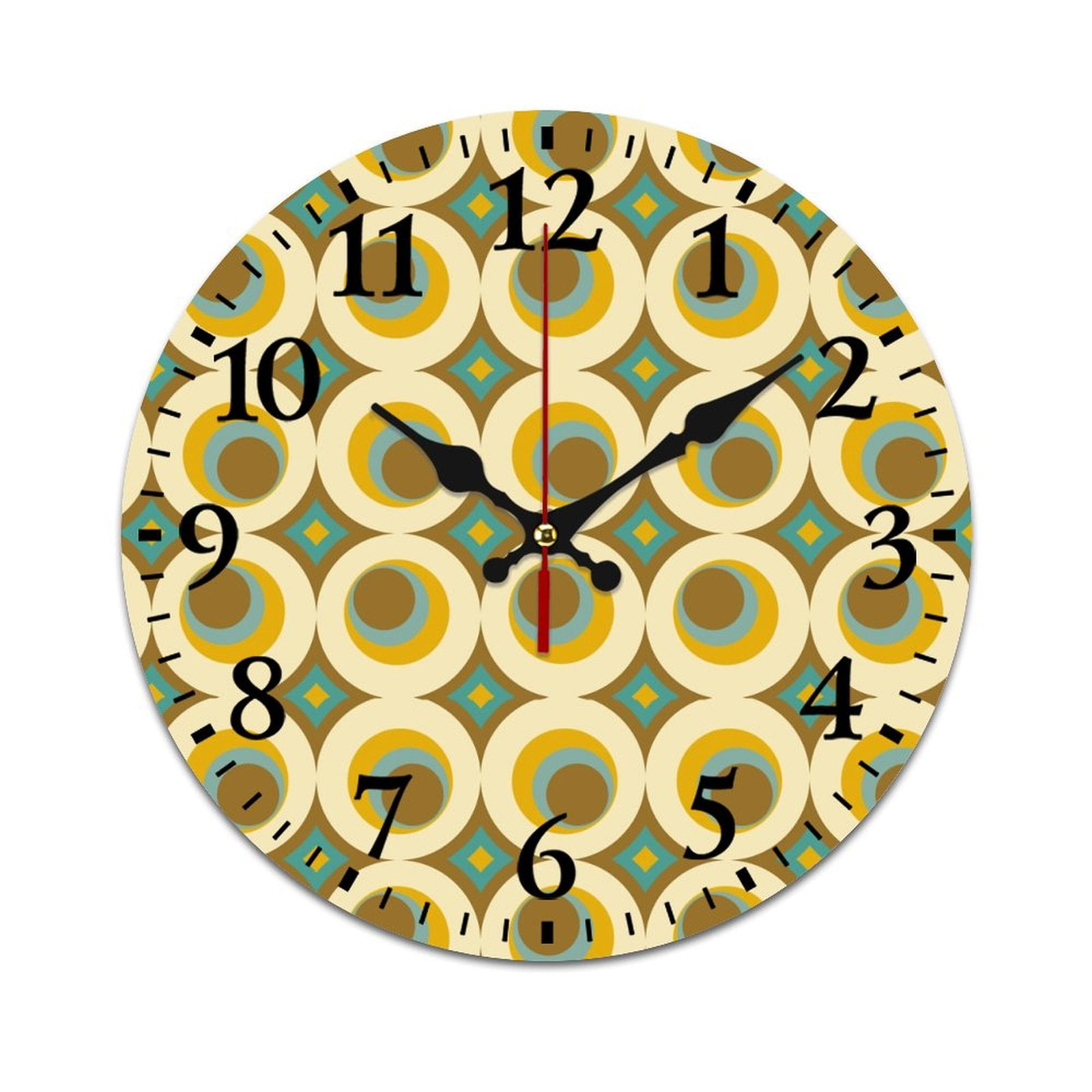 Mid-Century Modern Moonrise Wall Clock Modern Design Clocks Wall ...