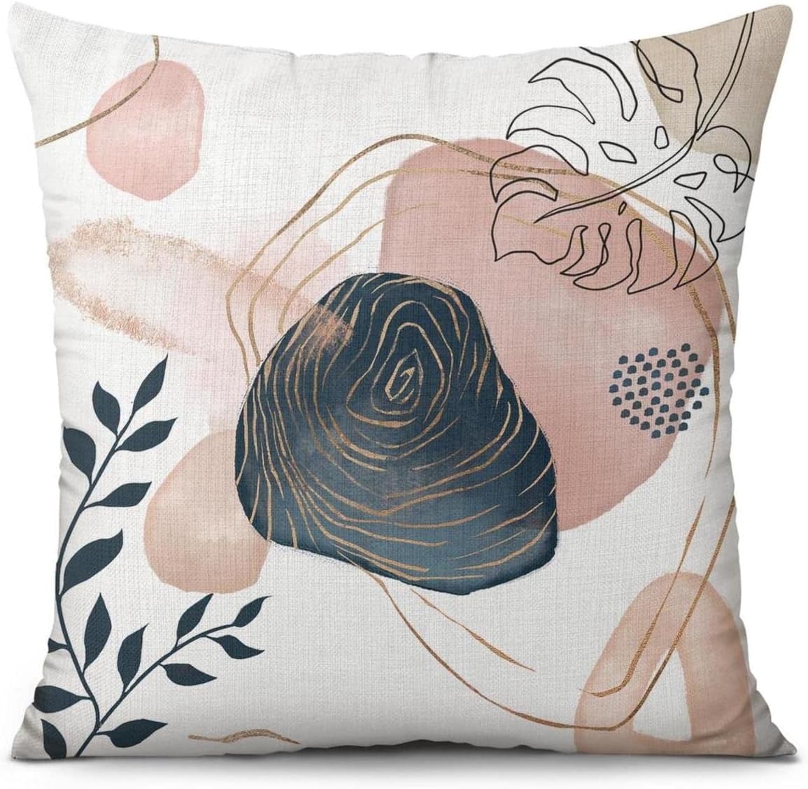 Mid Century Modern Pillow Covers 1 pcs 18x18 Aesthetic Abstract Art ...