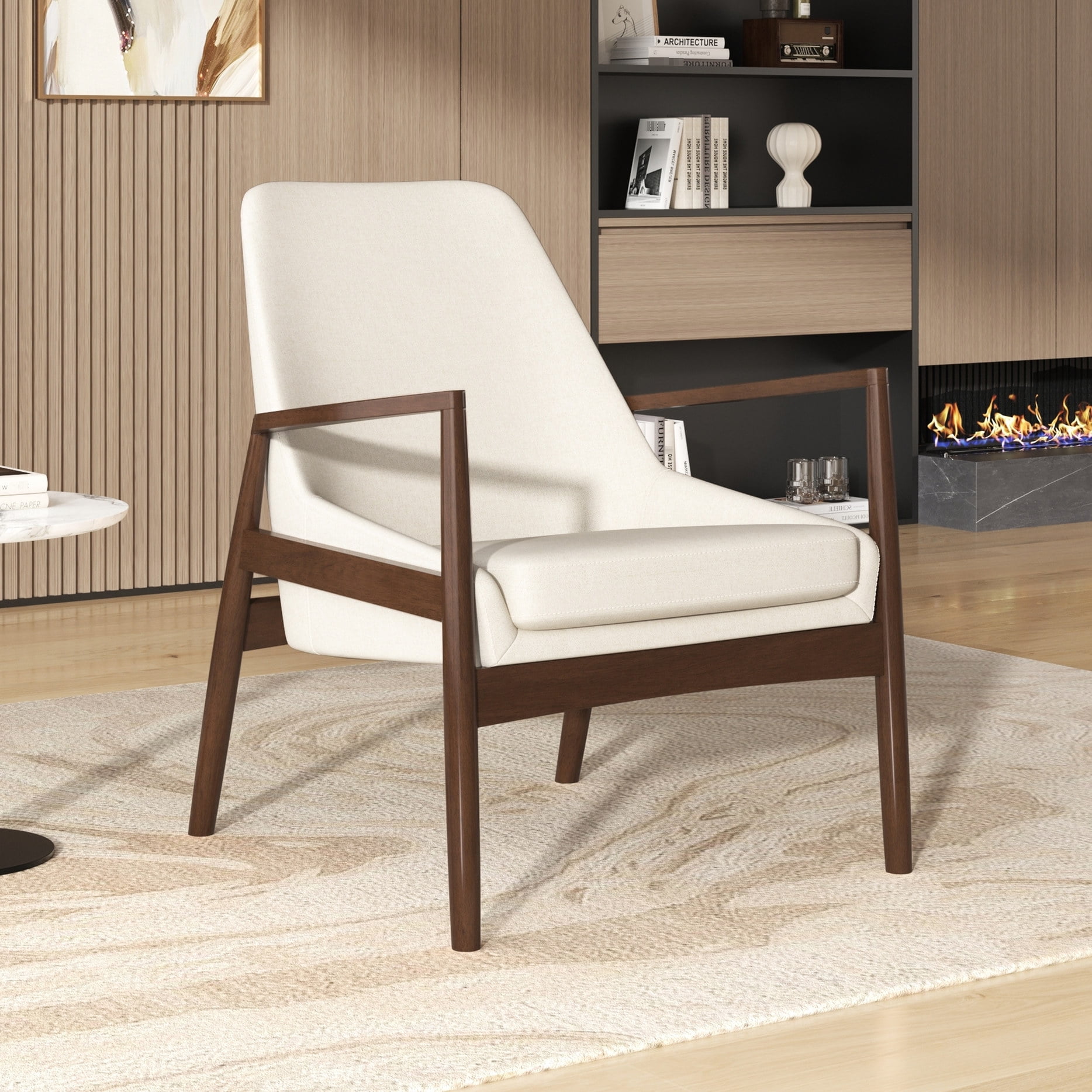 Mid-Century Modern Reading Armchair | For Relaxing Moments | Resistant ...