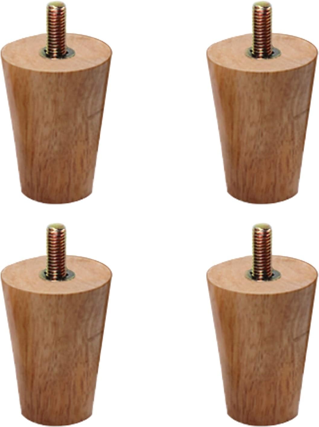 Mid-Century Modern Straight Tapered Solid Oak Furniture Legs,M8 ...