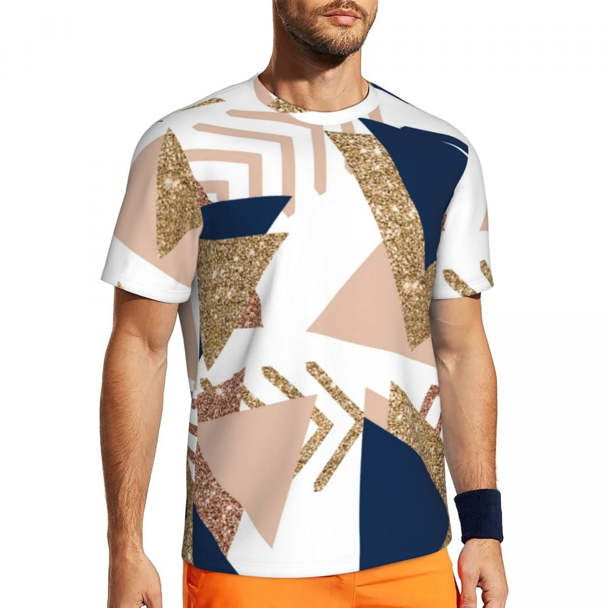 Mid-Century Modern T Shirt Abstract Art Print Fashion T-Shirts Mens Fun ...