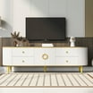 Nova 3K TV Stand for TVs up to 85", Mid-Century Modern Matte 73 ...