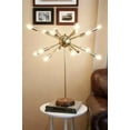 Mid Century Sputnik Style Table Lamp – 16-Bulb Retro Modern Starburst ...