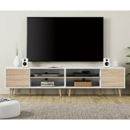 TV Stand for 100 inch TV Entertainment Center Wood TV Media Console ...