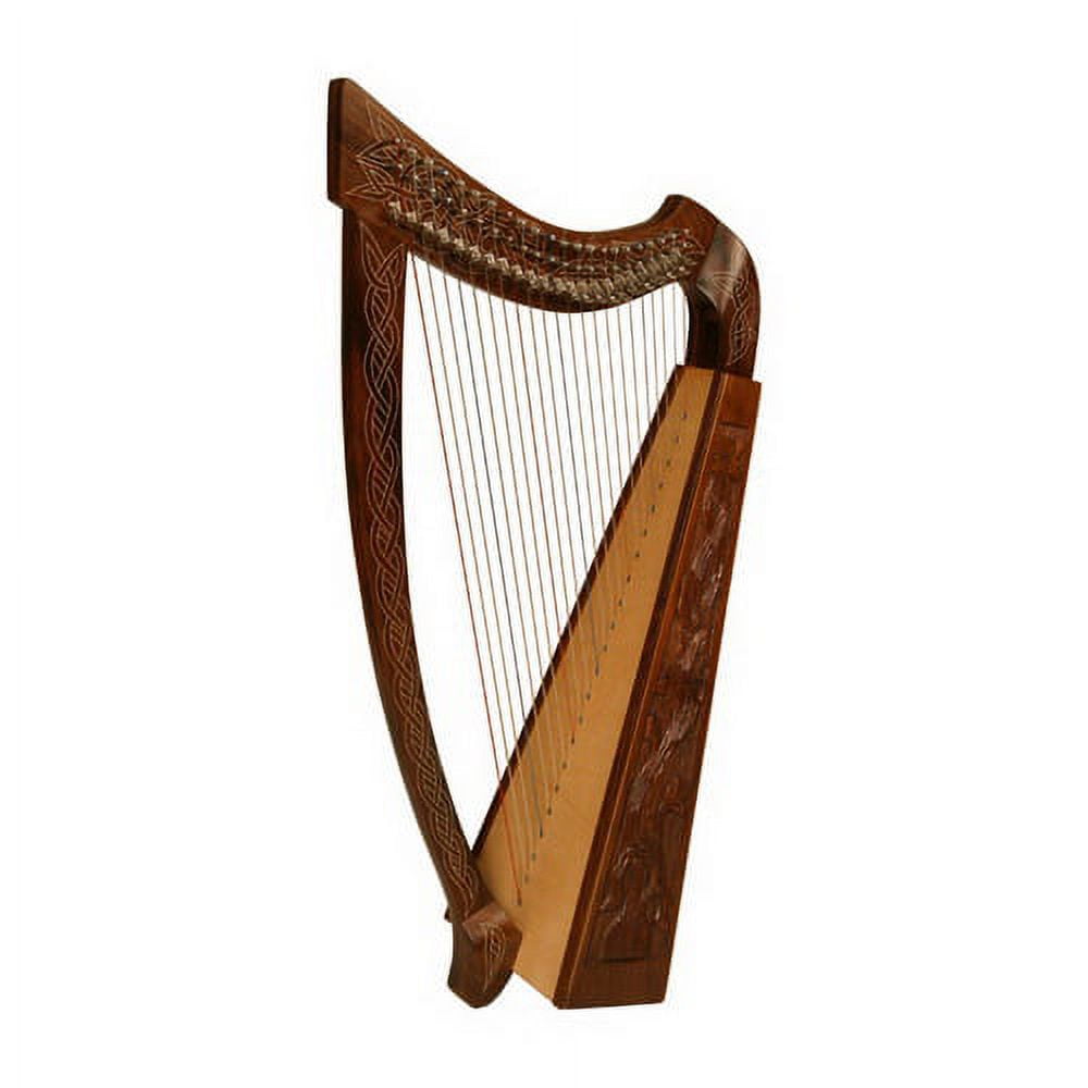 Mid-East Heather Harp TM, 22 Strings, Vine Design - Walmart.com