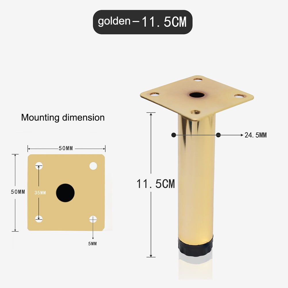 Mid-Foot Adjustable Furniture Legs Cold-Rolled Steel Support Feet for ...