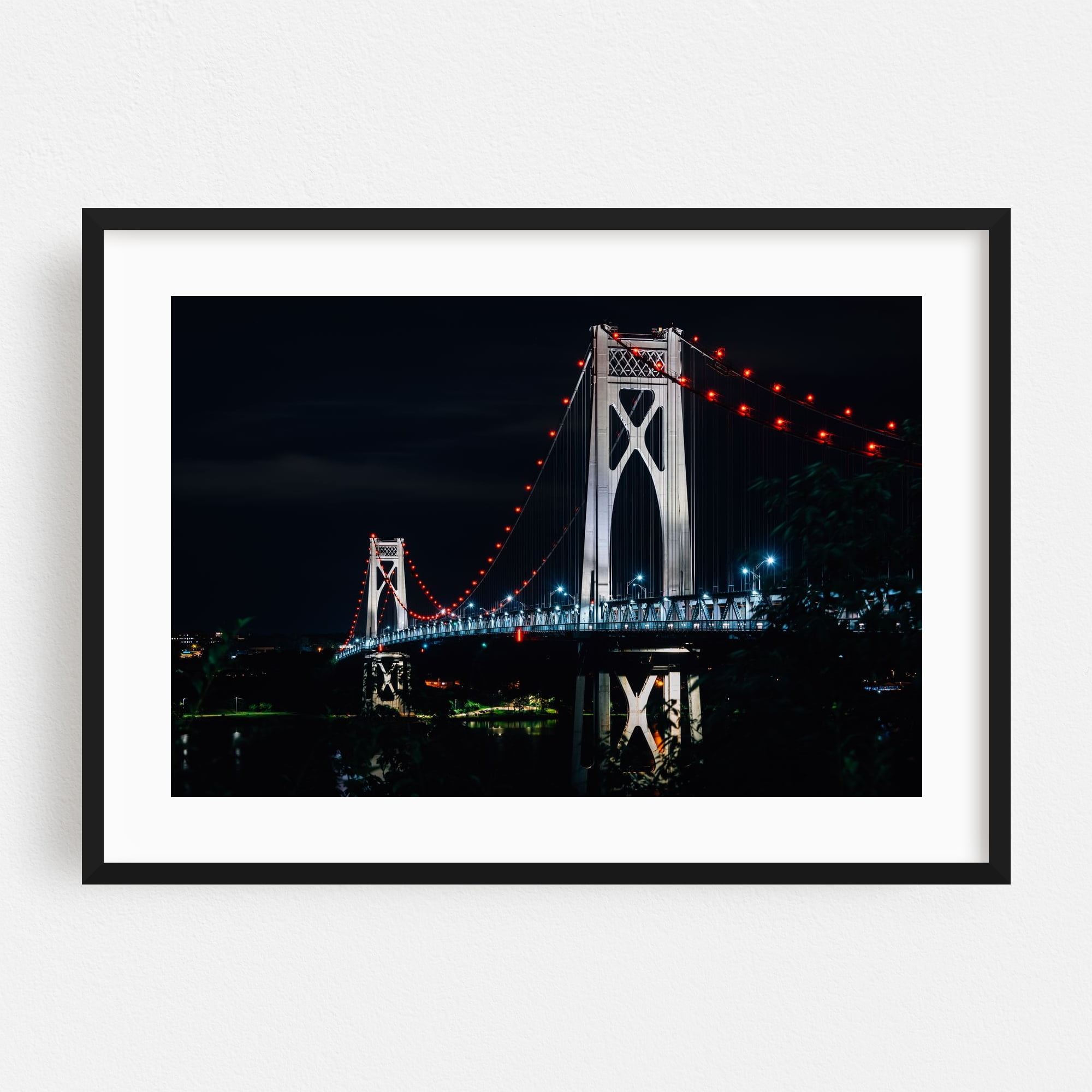 Mid-Hudson Bridge - Poughkeepsie New York Photography Bridge Nightlife ...