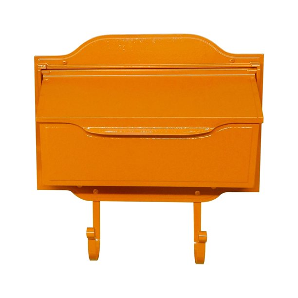 Special Lite Products Mid Modern Asbury Horizontal Mailbox, Orange ...