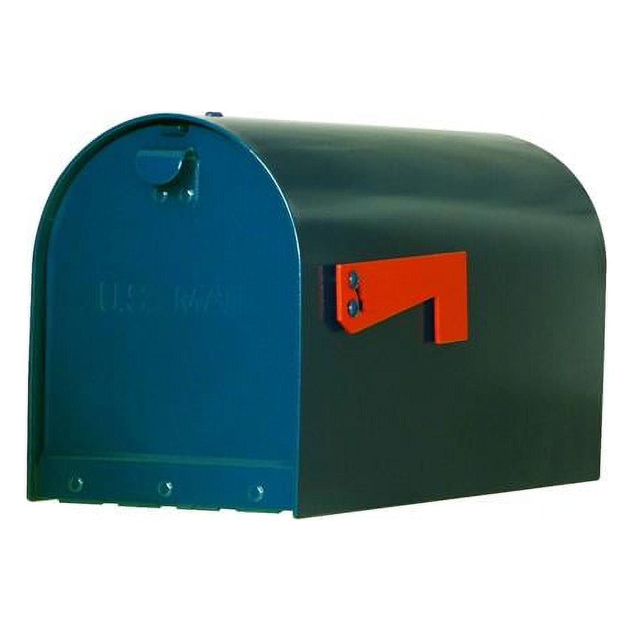 Mid Modern Rigby Curbside Mailbox, Blue - Walmart.com