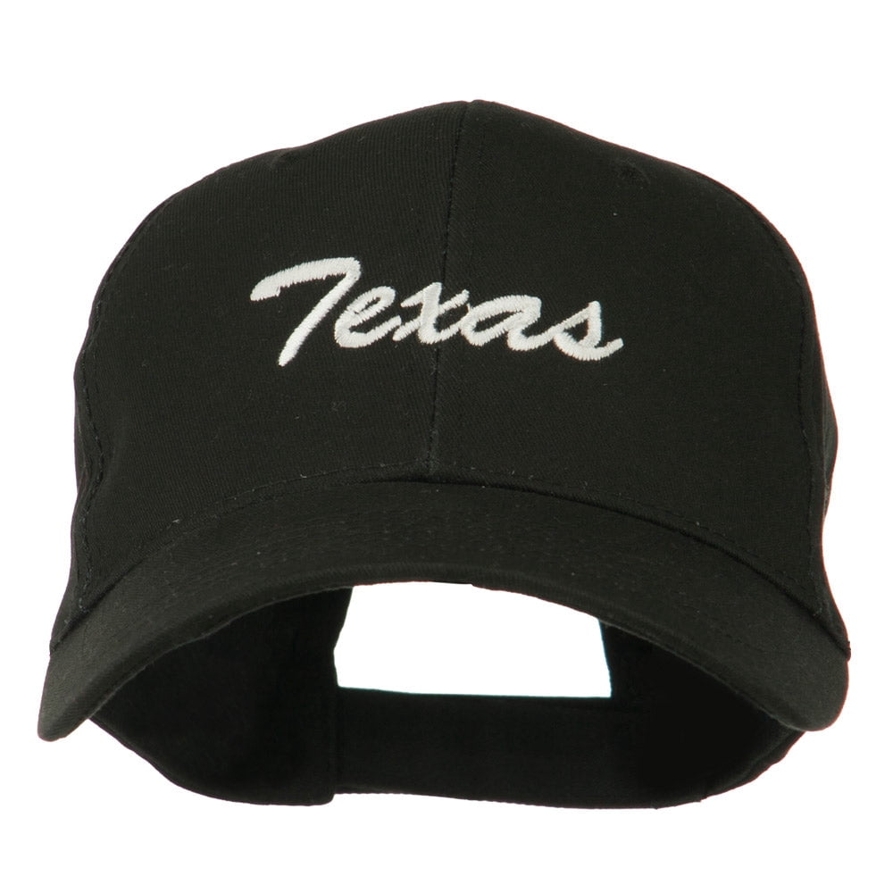 Mid States Texas Embroidered Mid Profile Cap - Black OSFM - Walmart.com