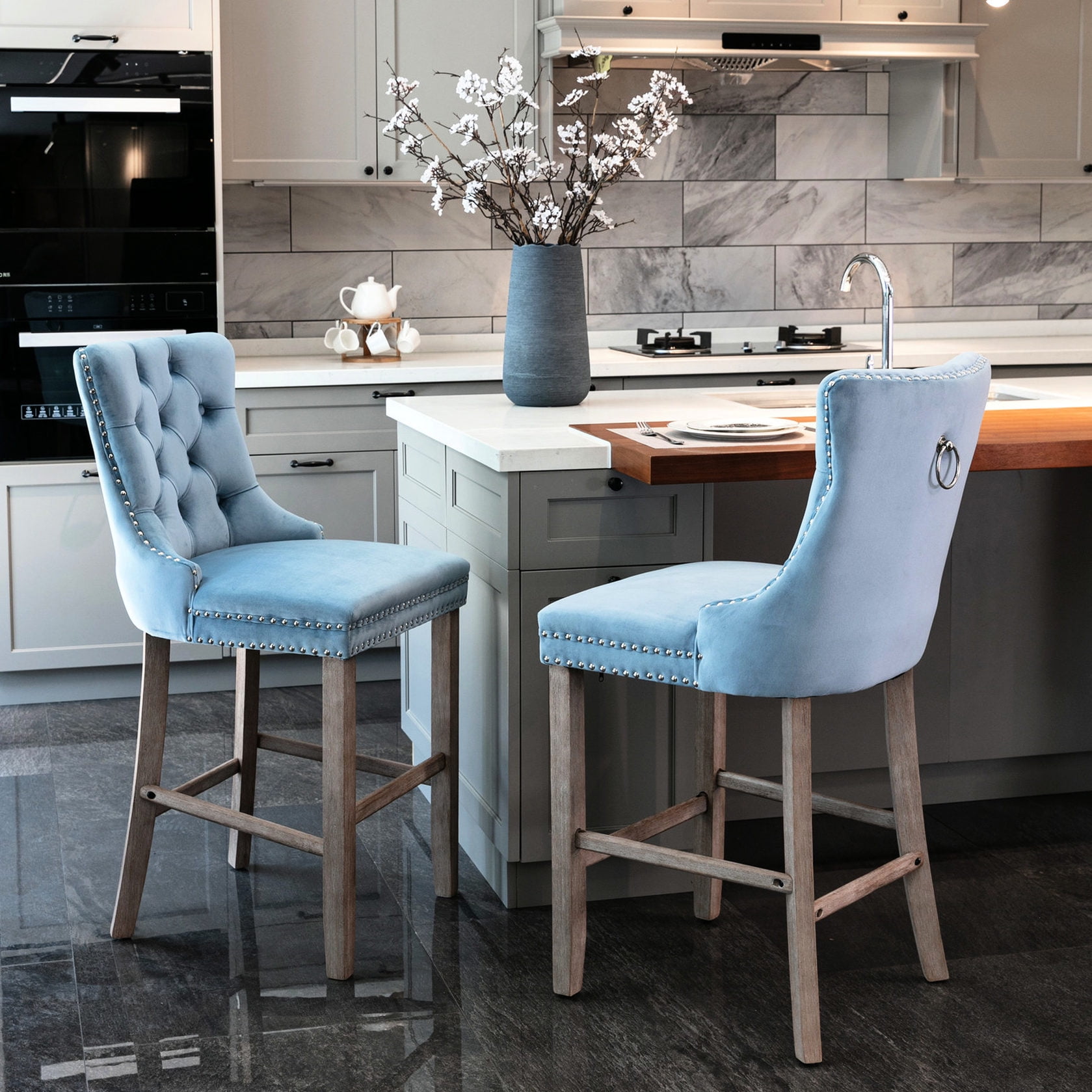 Mid - century Bar Chairs, High - back Support / Relaxing Seating ...