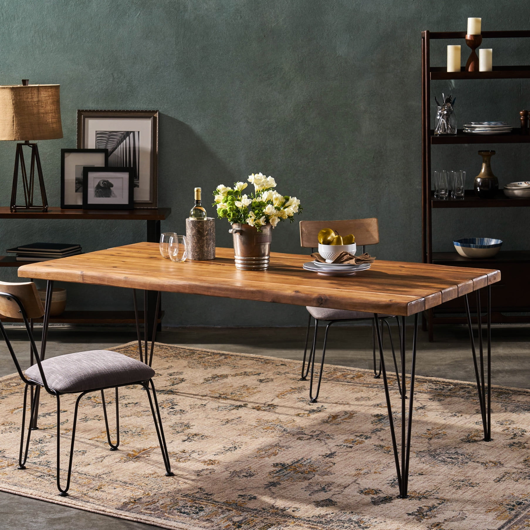 Mid - century Dining Table | Indoor/Outdoor Use for Events | Teak ...